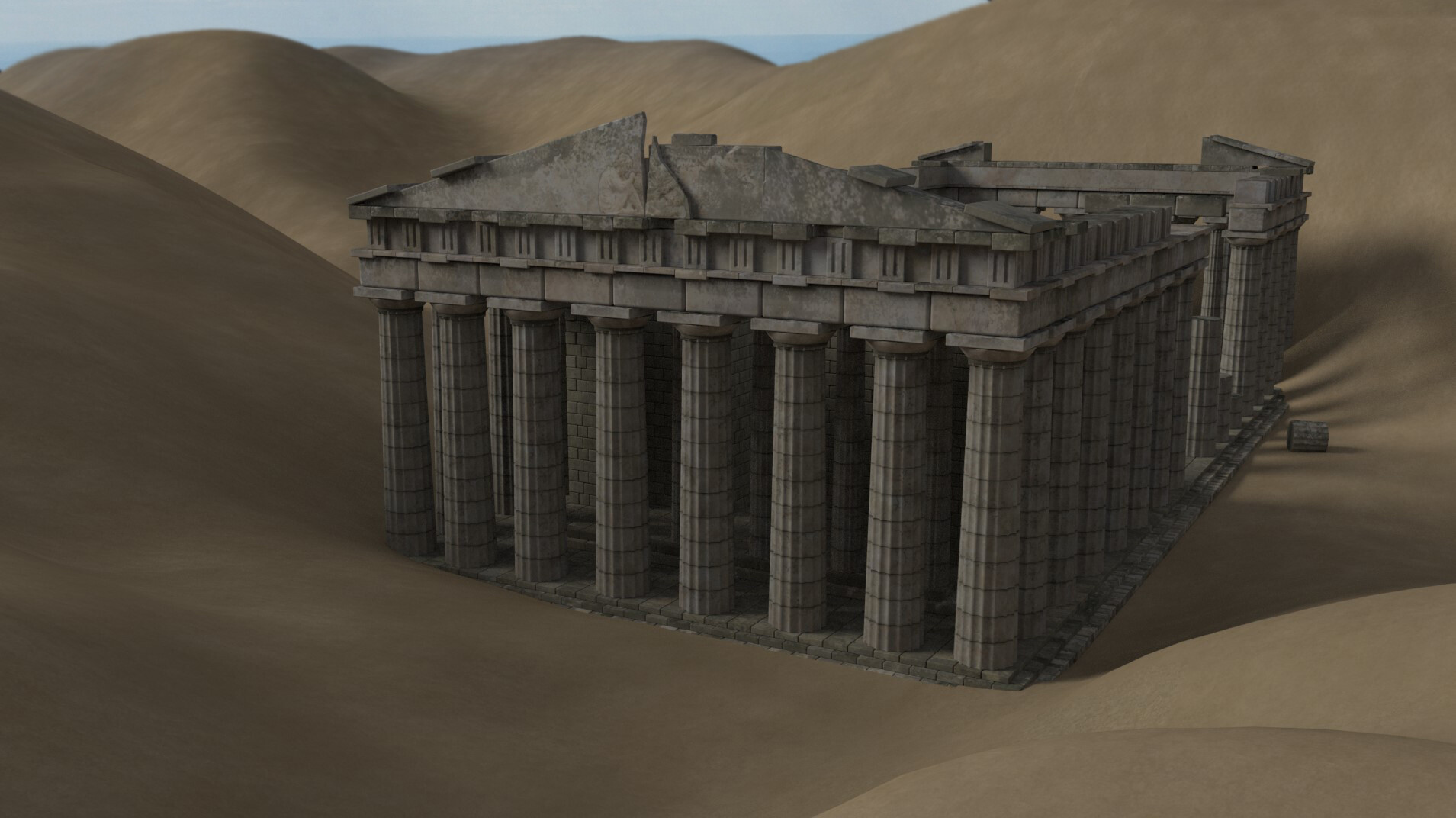 ArtStation - greek temple