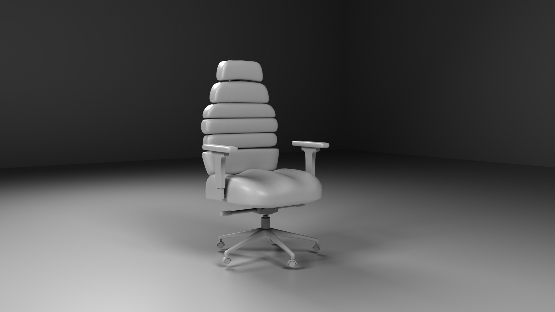 ArtStation - 3D modeled computer chair