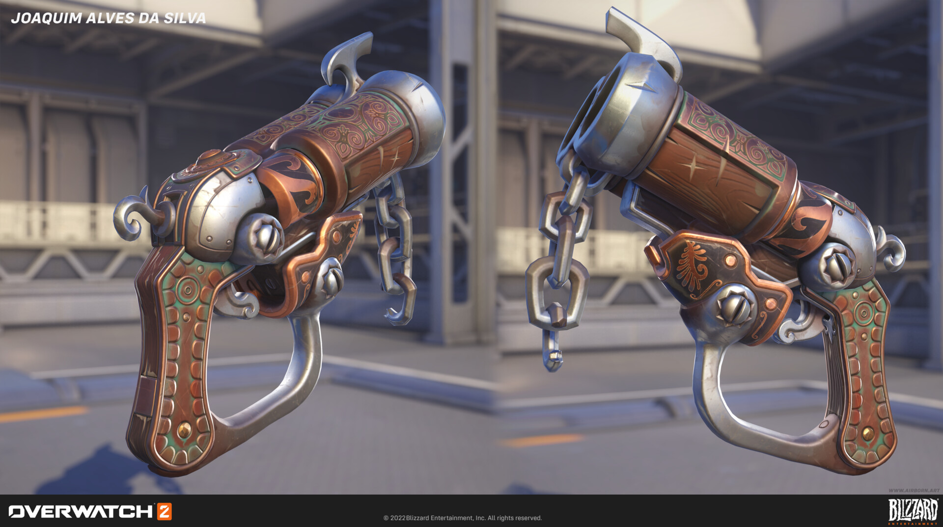 Joaquim Silva - Overwatch 2 - Cyclops Roadhog Weapons