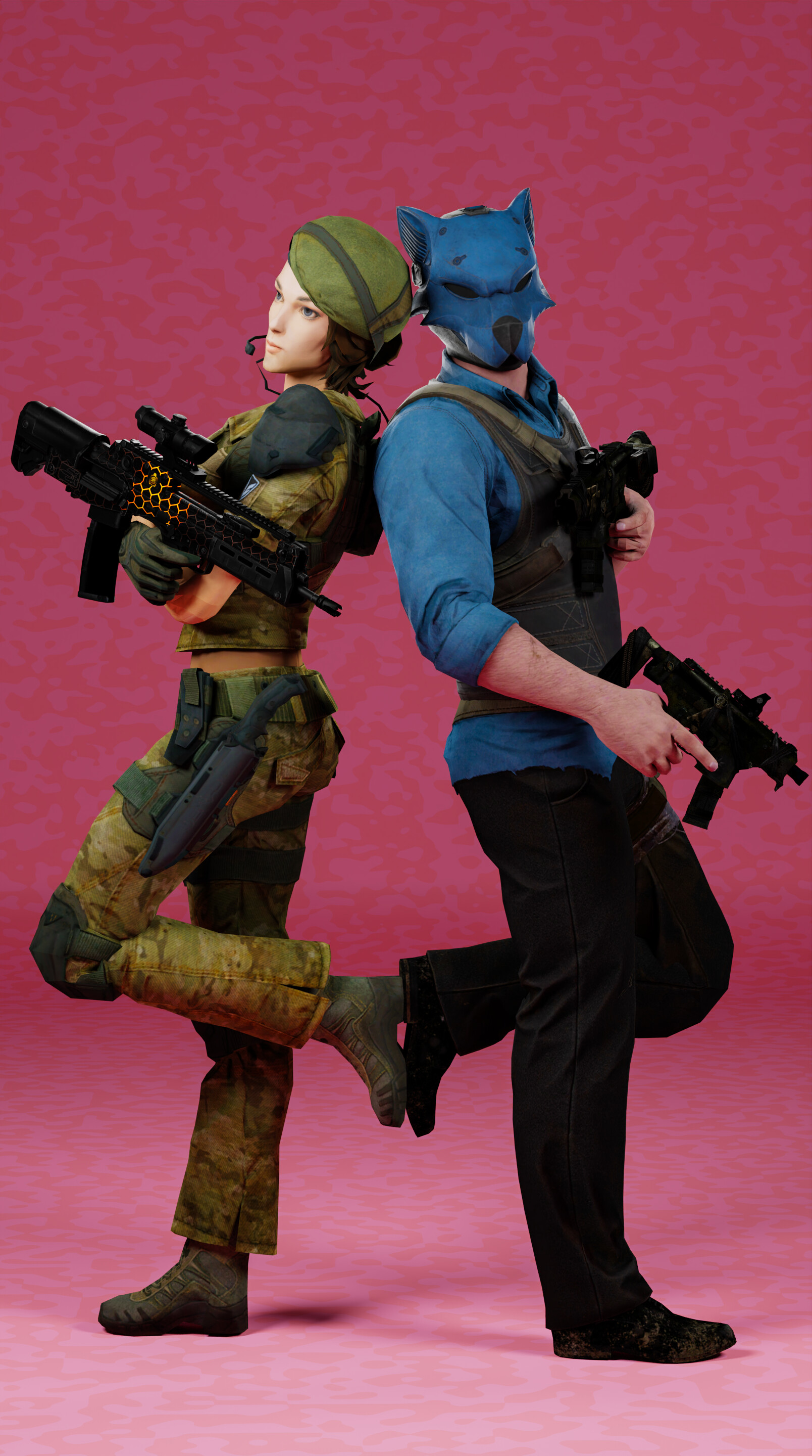 ArtStation - Deadly Duo - Warface Art