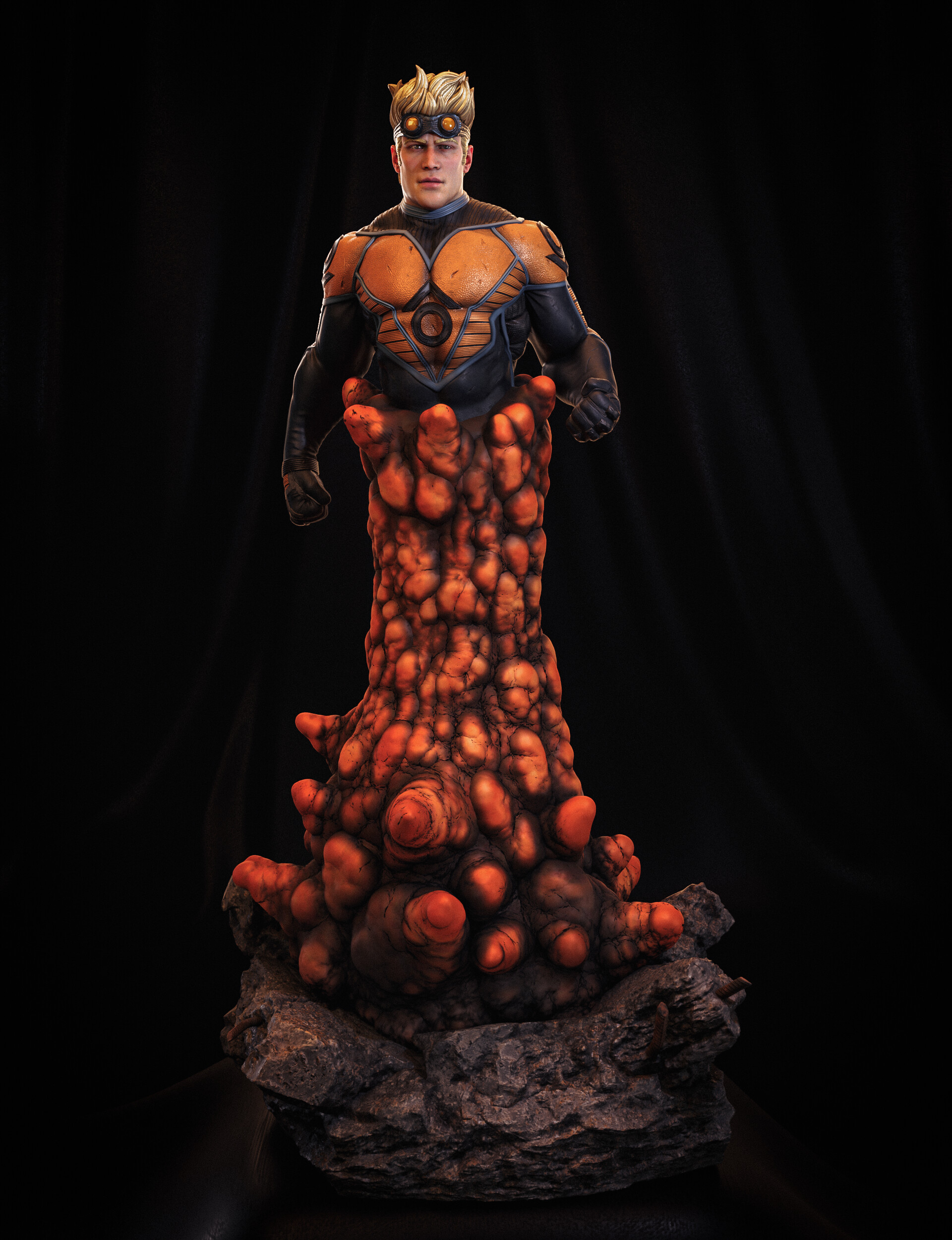 ArtStation - CannonBall (New Mutants) - FanArt Statue