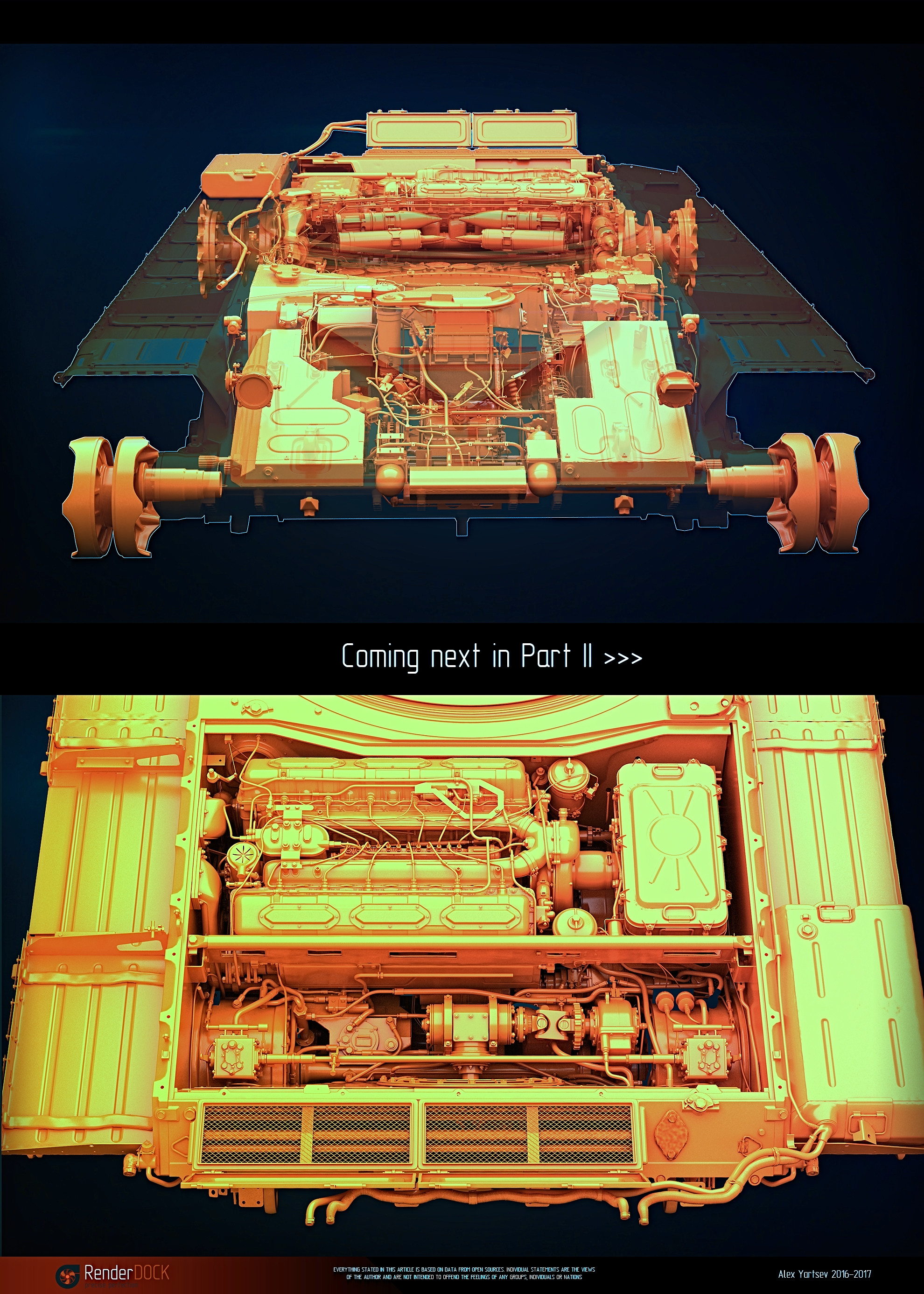RenderDock - EPIC T-72A build-up. Vol. I