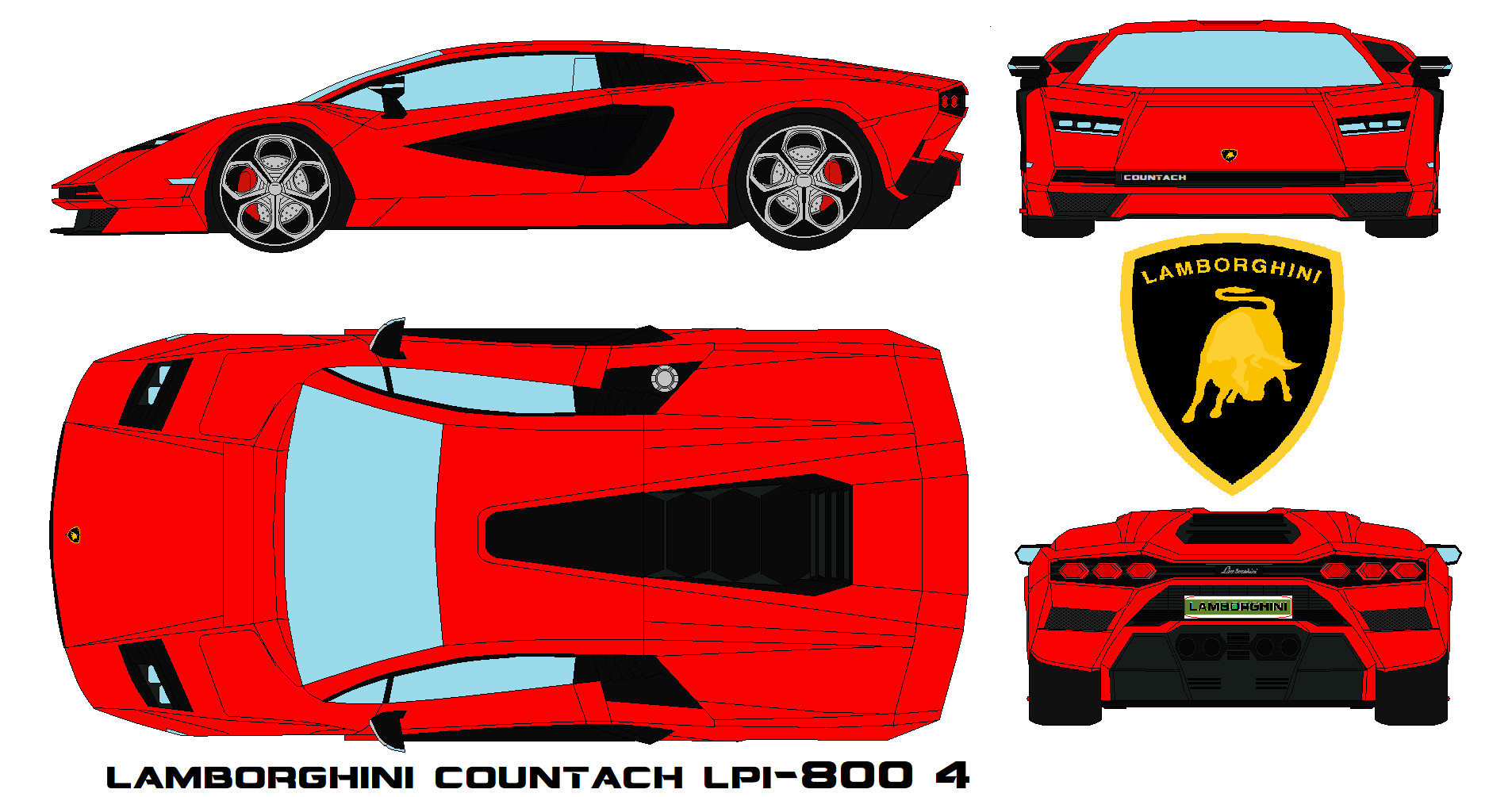 Papercraft Lamborghini Gallardo