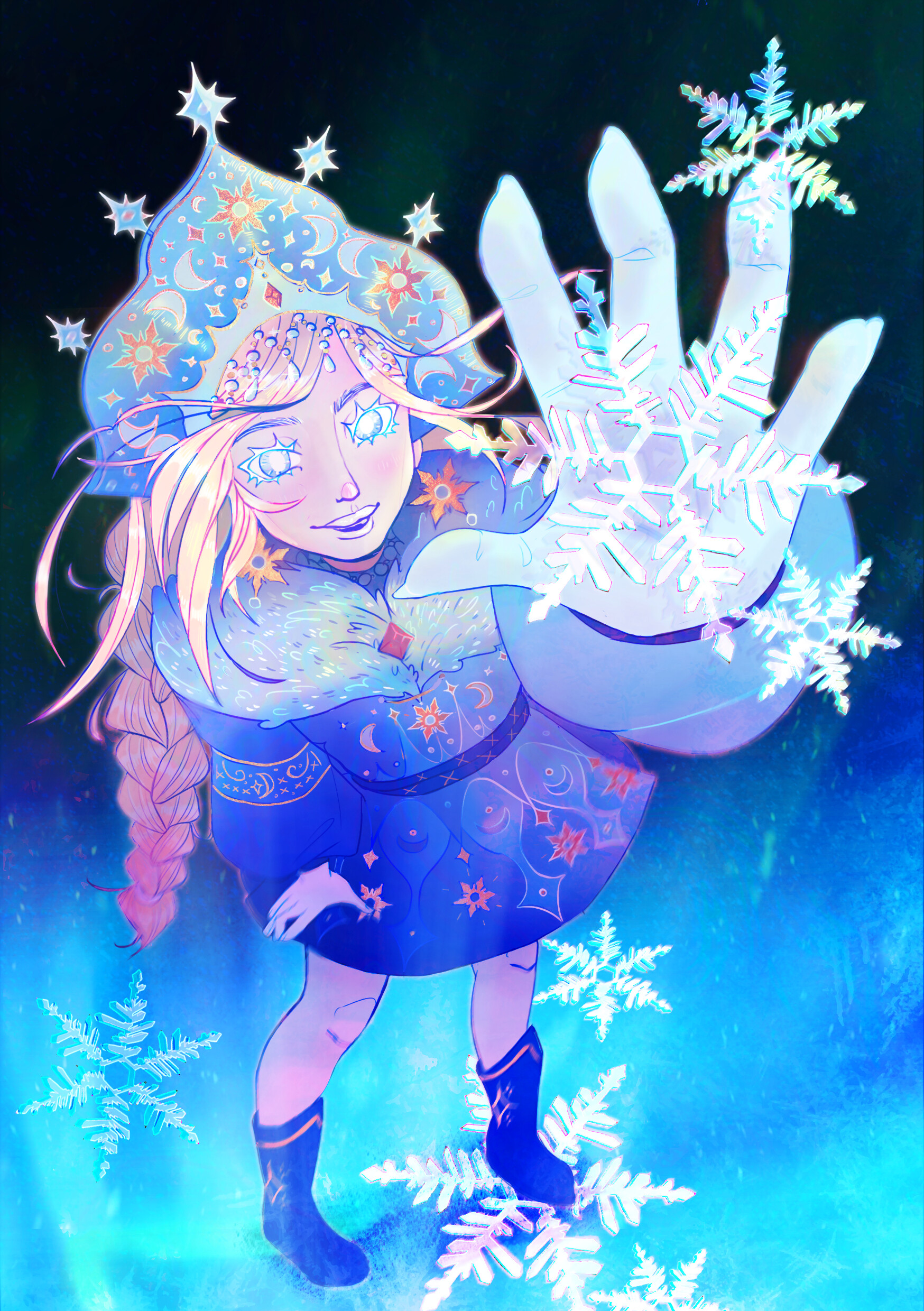 ArtStation - The Snow-Maiden (Snegurochka)