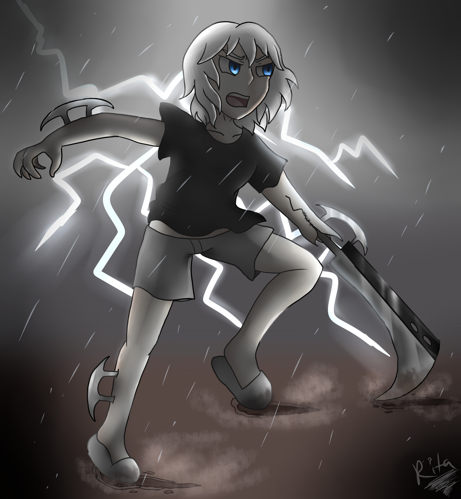 ArtStation - Stormy Battle