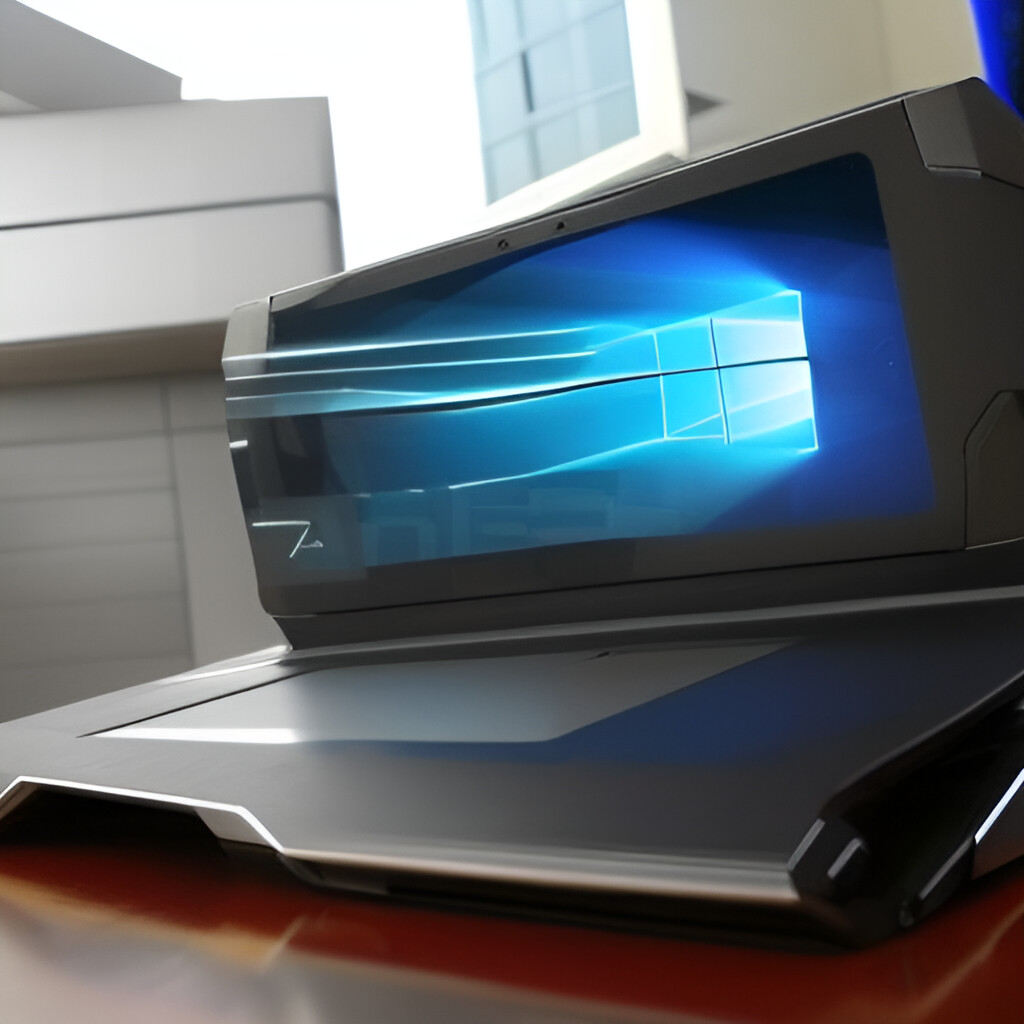 ArtStation - Futuristic laptop