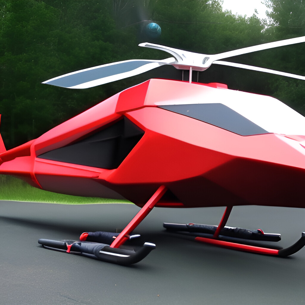 ArtStation - Futuristic helicopter