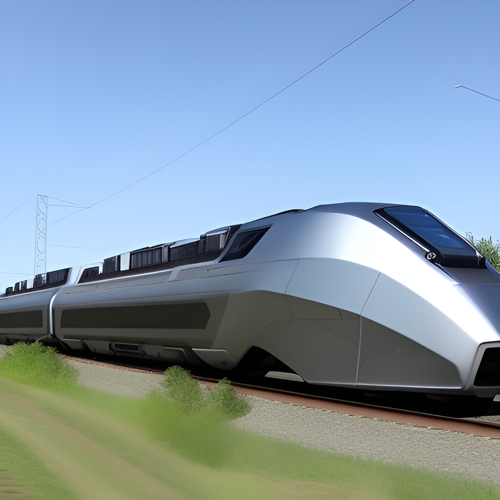 ArtStation - Futuristic train