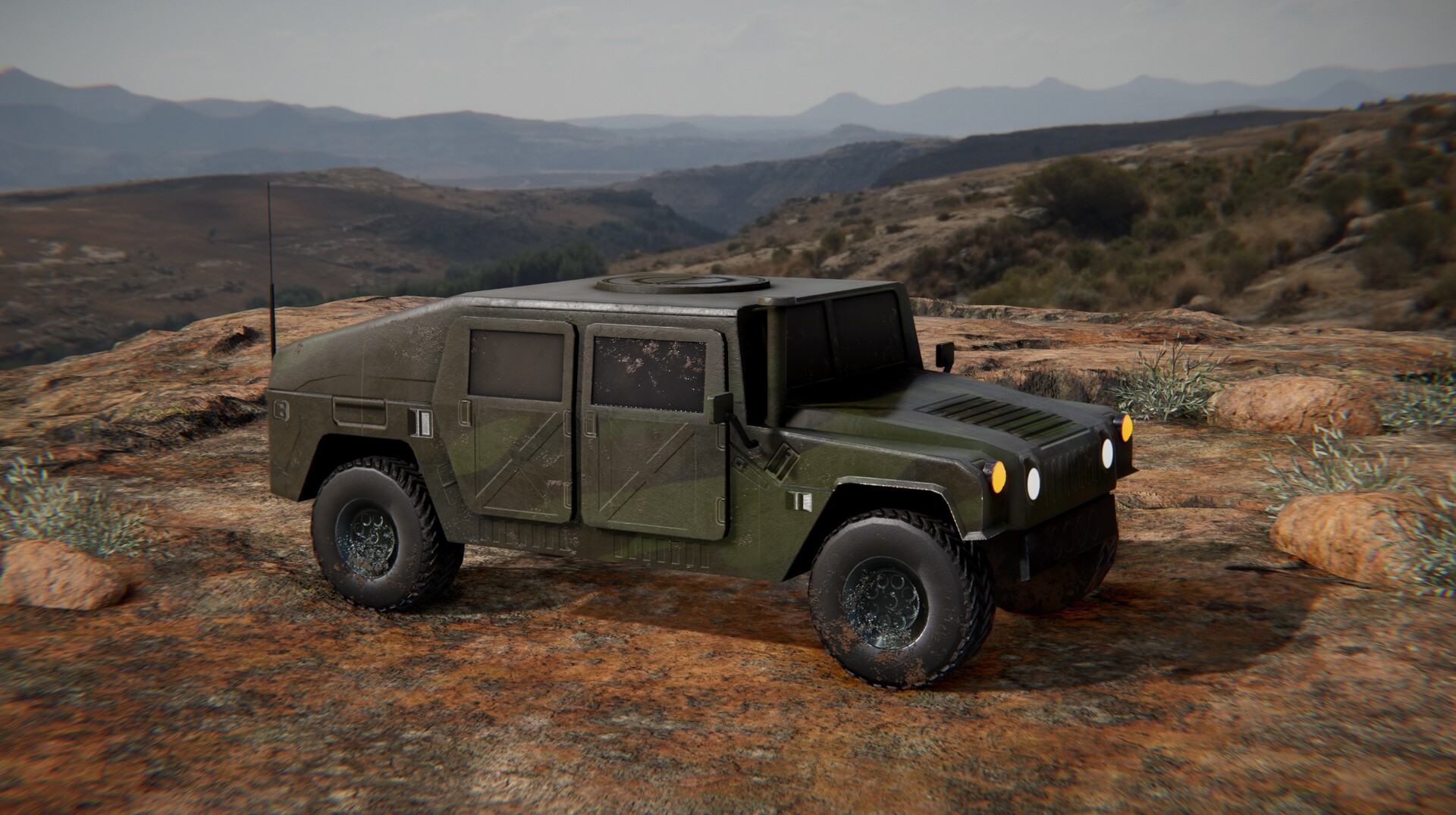 Kostas MacFarlane - Humvee RTS Unit - Unity Asset