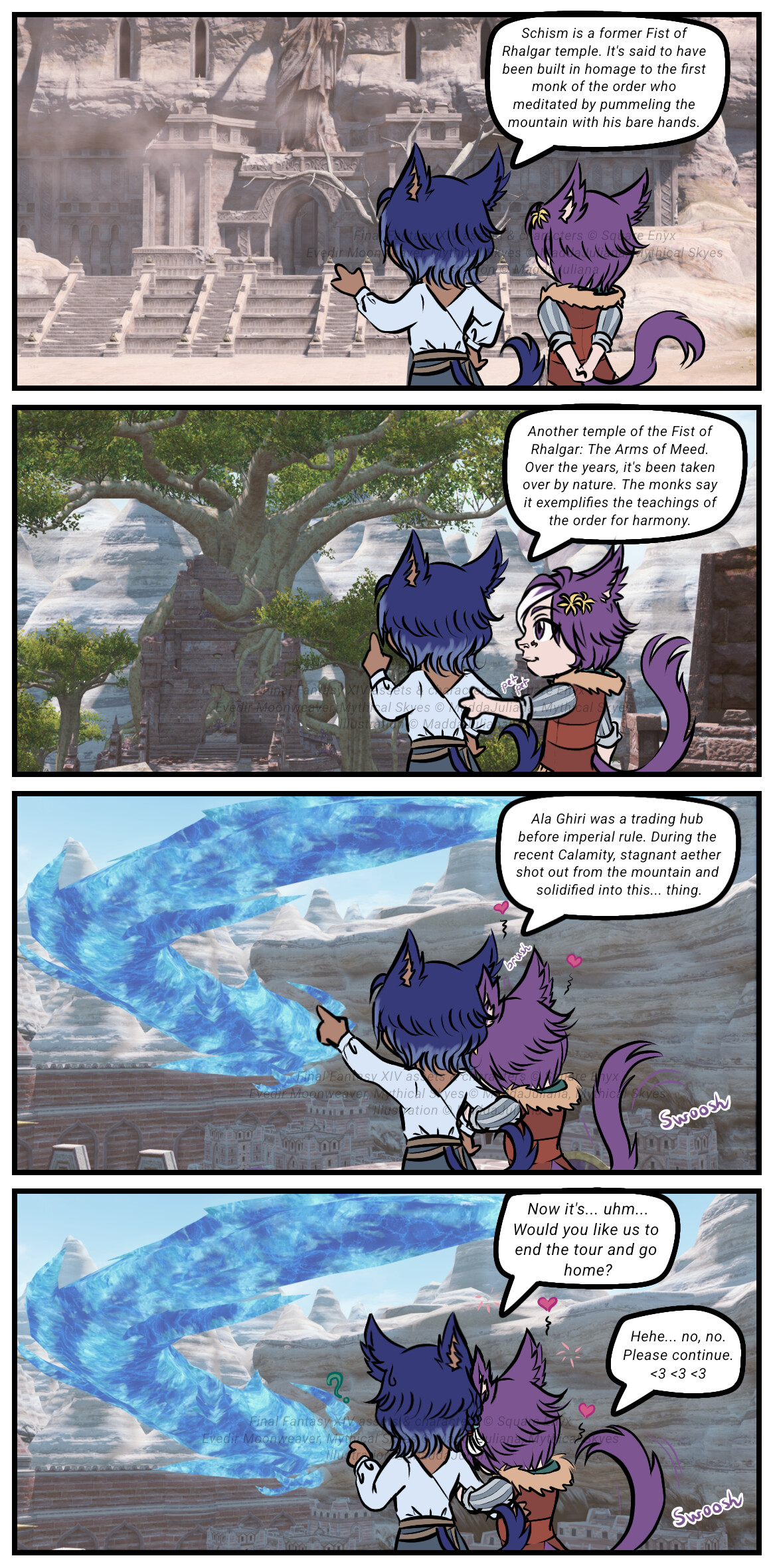 ArtStation - Sightseeing in Gyr Abania Comic - FF14 Digital Comic (Nov 2022)
