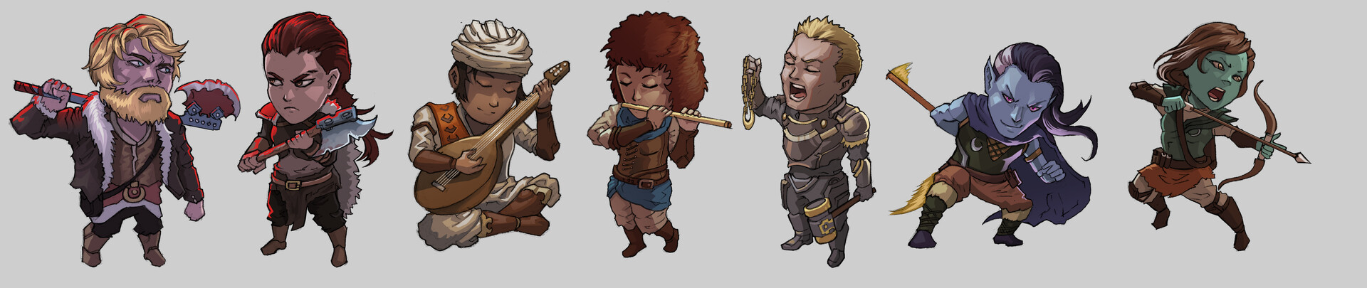 ArtStation - DND Playable Characters Set 4