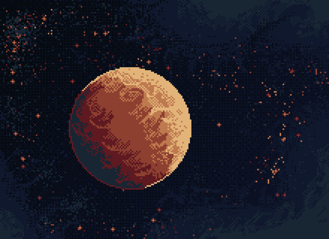 ArtStation - The Pixelated Planet