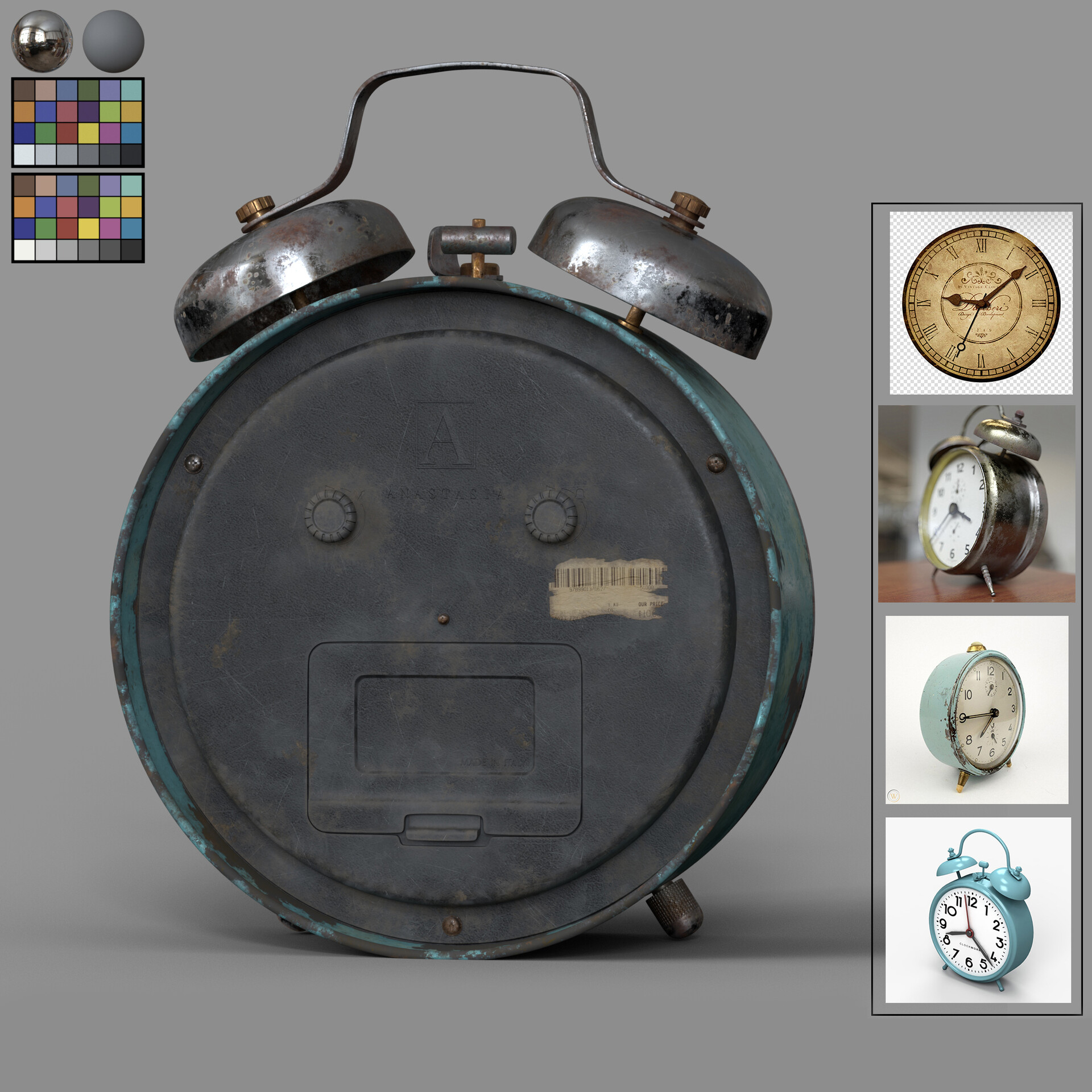 Back Old Alarm Clock