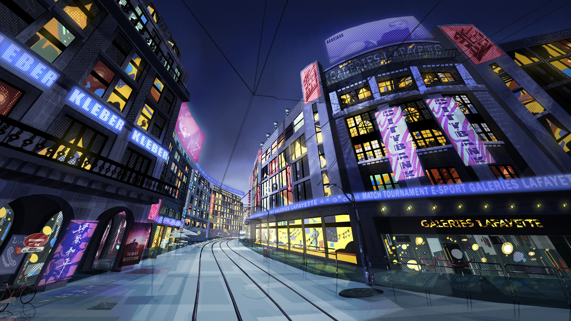 ArtStation - Strasbourg : Into the Spider Verse