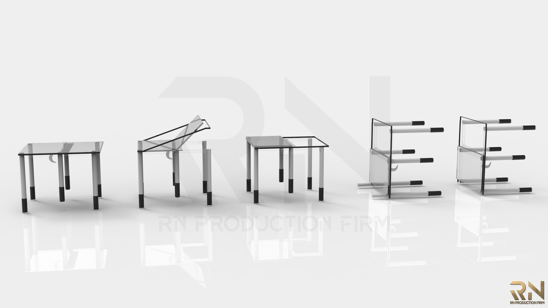 ArtStation - 3D "Multi Functional Table" Project