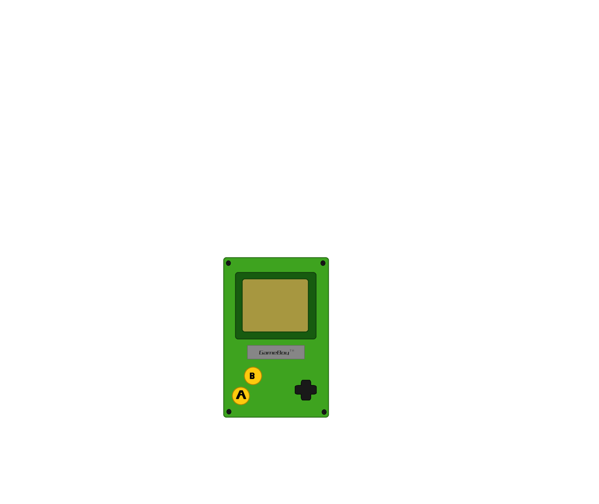 ArtStation - Retro Gameboy (Green)