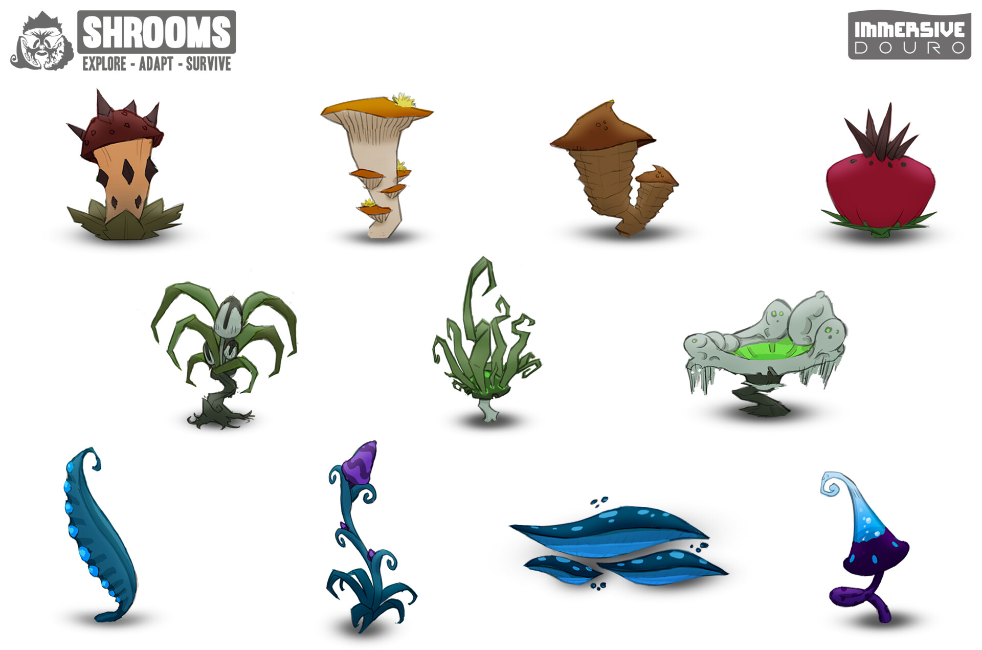 André Torres - Plants and Environmental Assets - Shrooms (Survival Game)