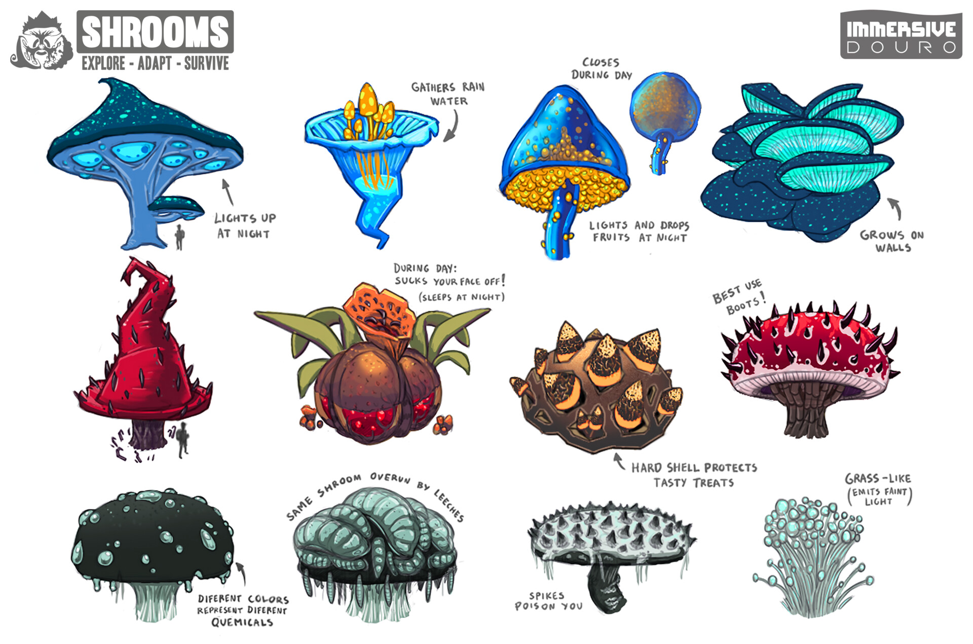 André Torres - Plants and Environmental Assets - Shrooms (Survival Game)