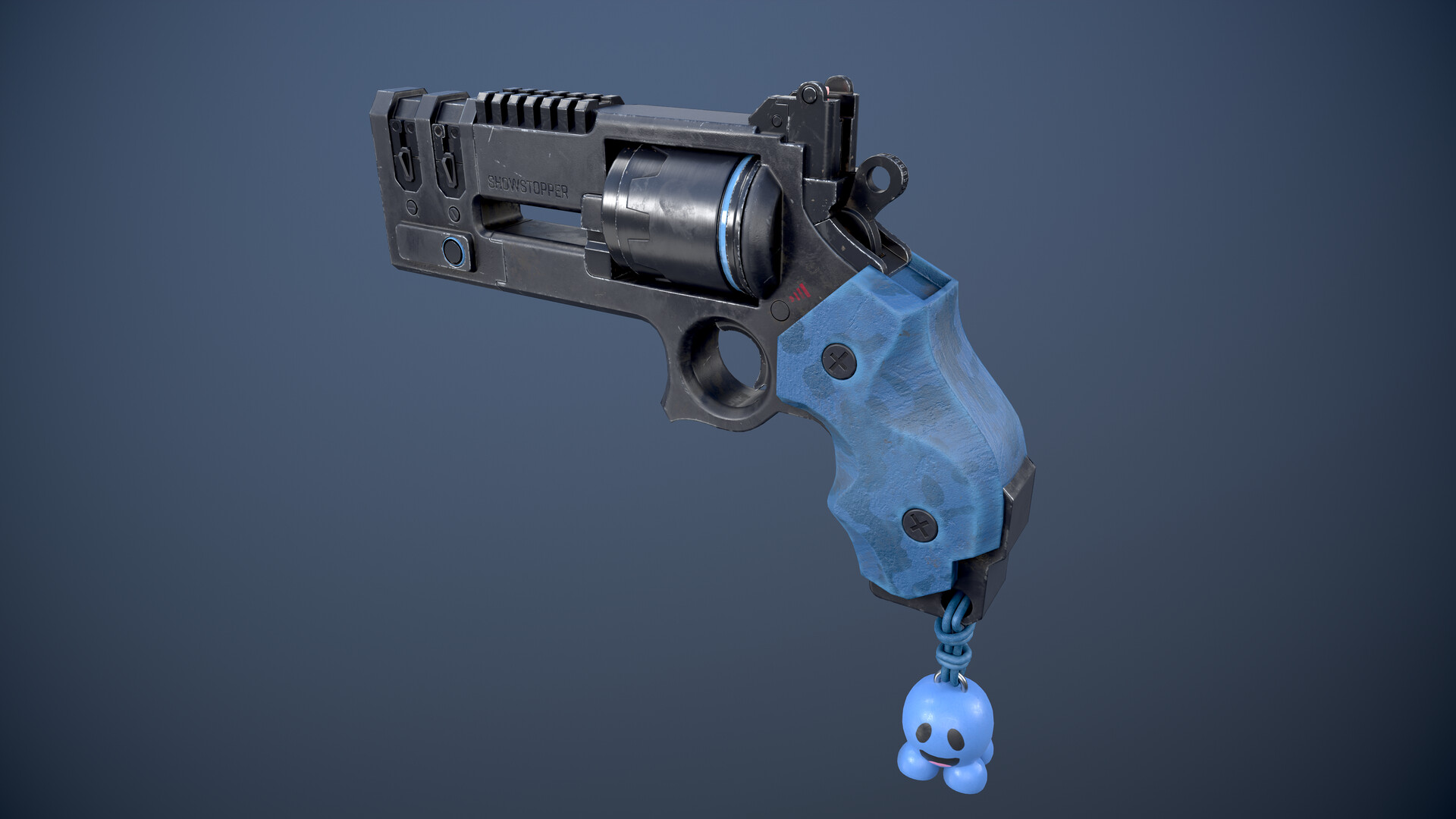ArtStation - Low Poly Sci-Fi Gun