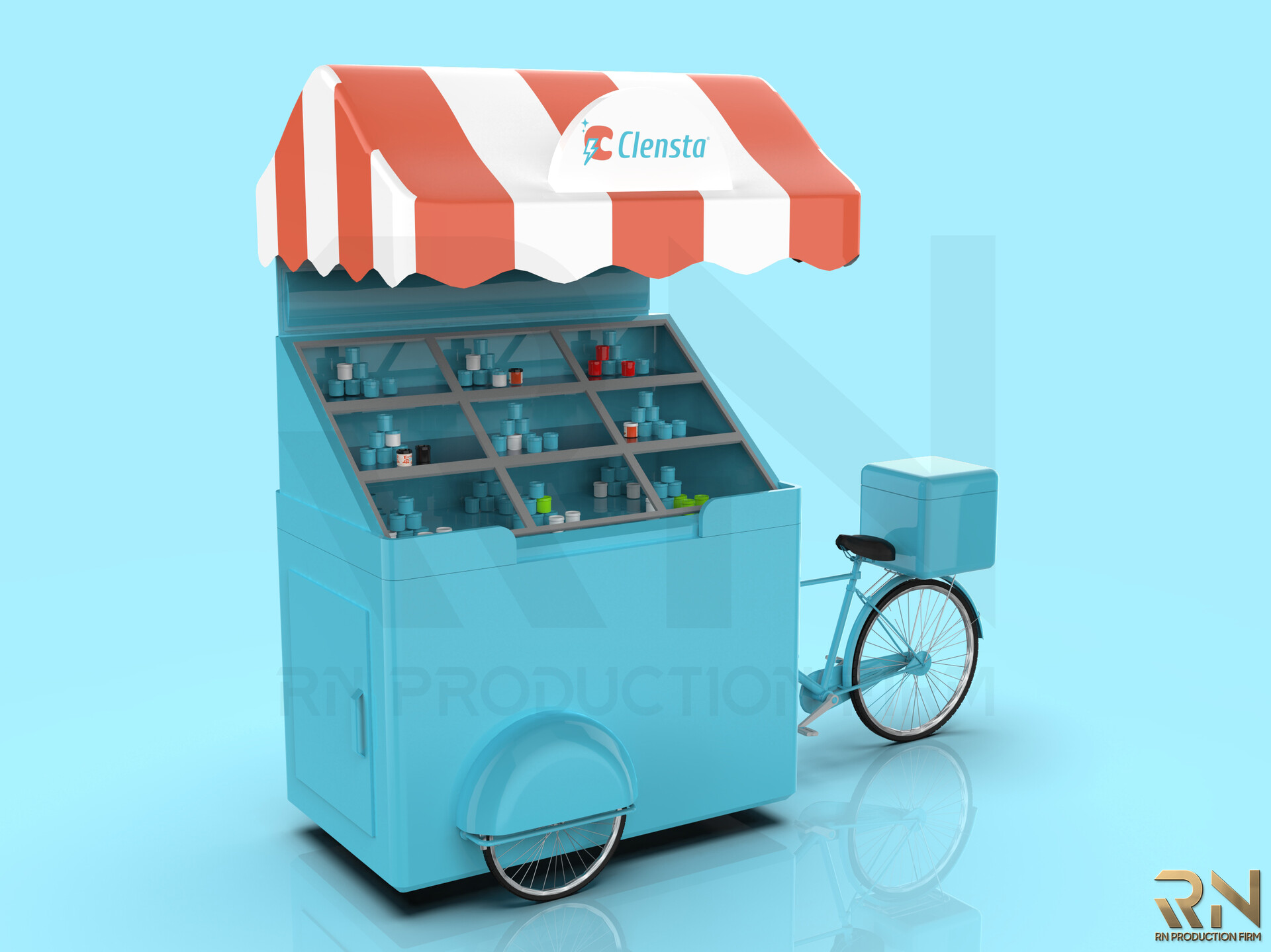 ArtStation - 3D "Different Colors Cart" Project