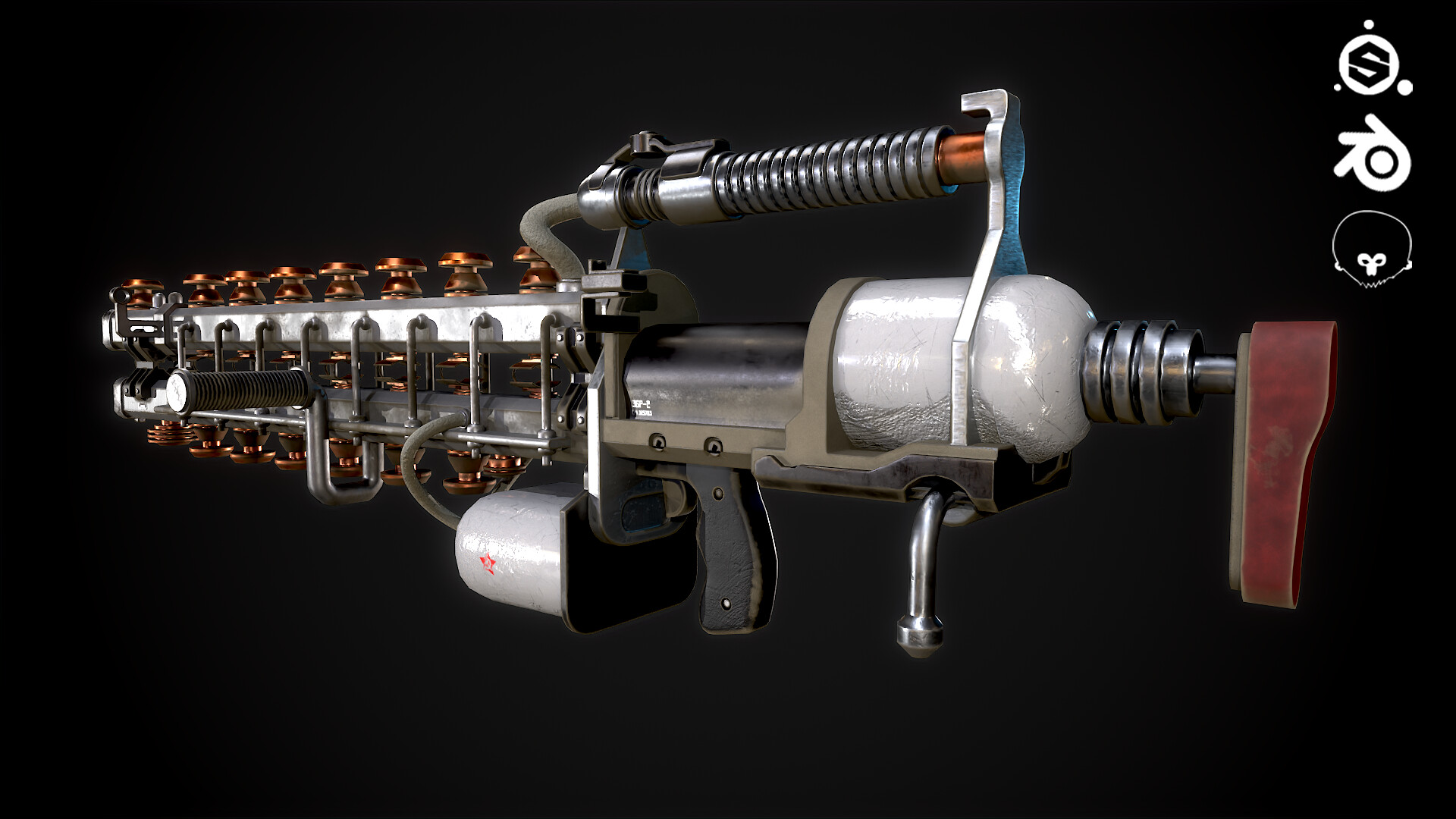 Game Ready Railgun From Atomic heart by Vahe Karapetyan Karen — ProUser.Me