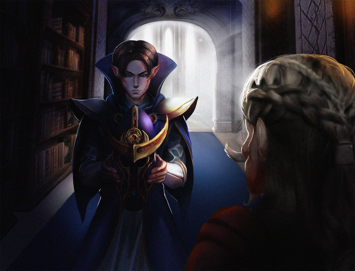 ArtStation - Teclis receiving War Crown of Saphery