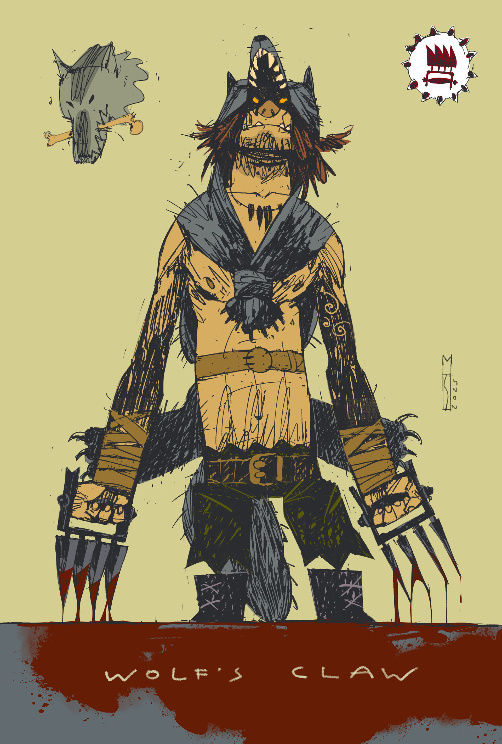 ArtStation - Wolf's Claw Card