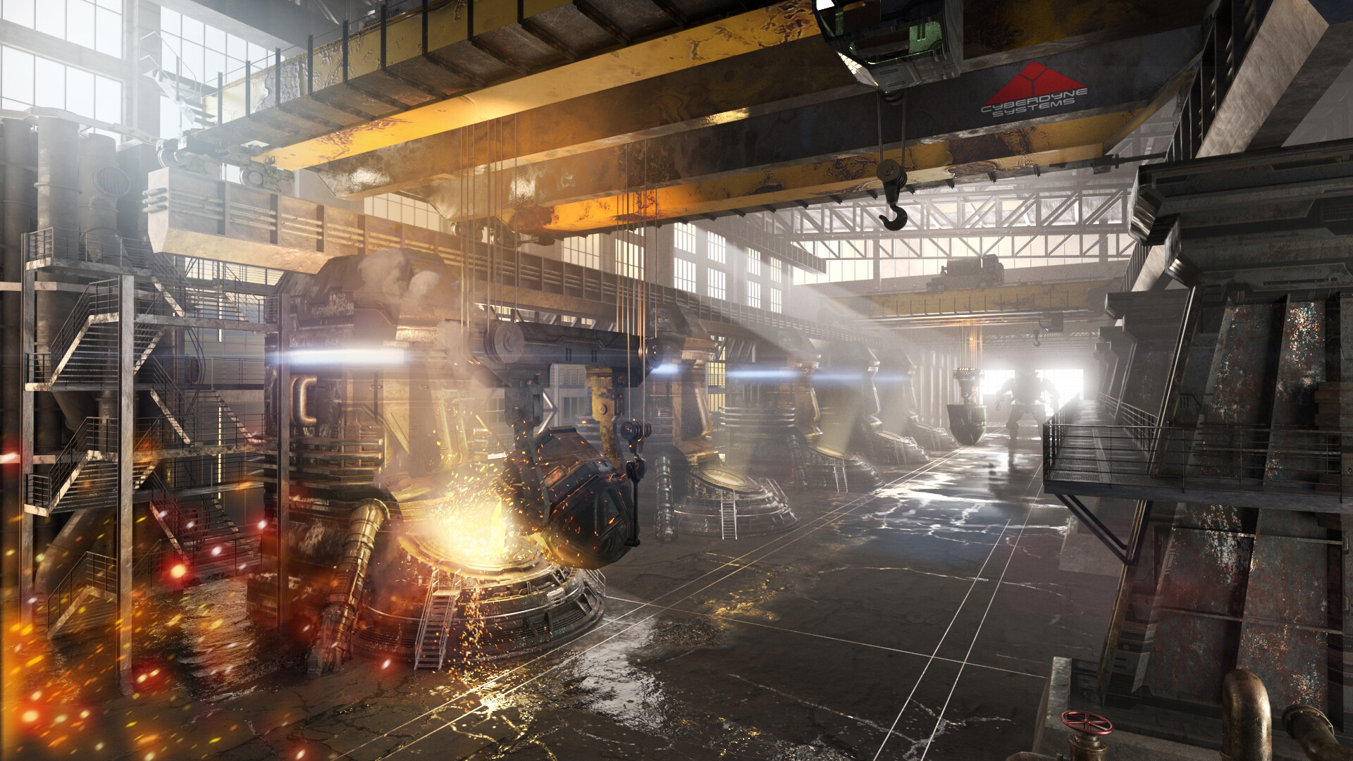 ArtStation - Steel mill