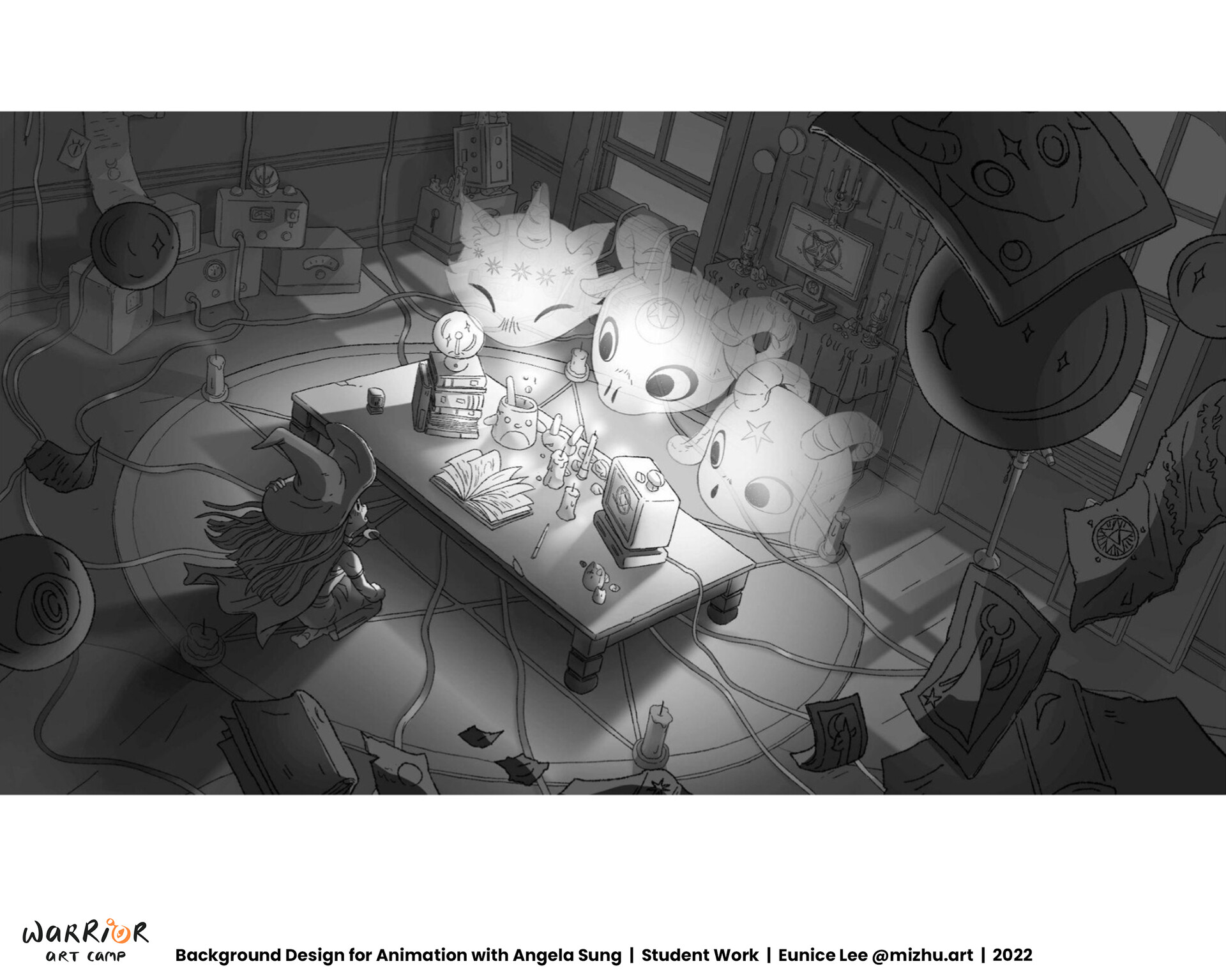 ArtStation - Eunice Lee | Background Design for Animation with Angela Sung (Aug 2022)