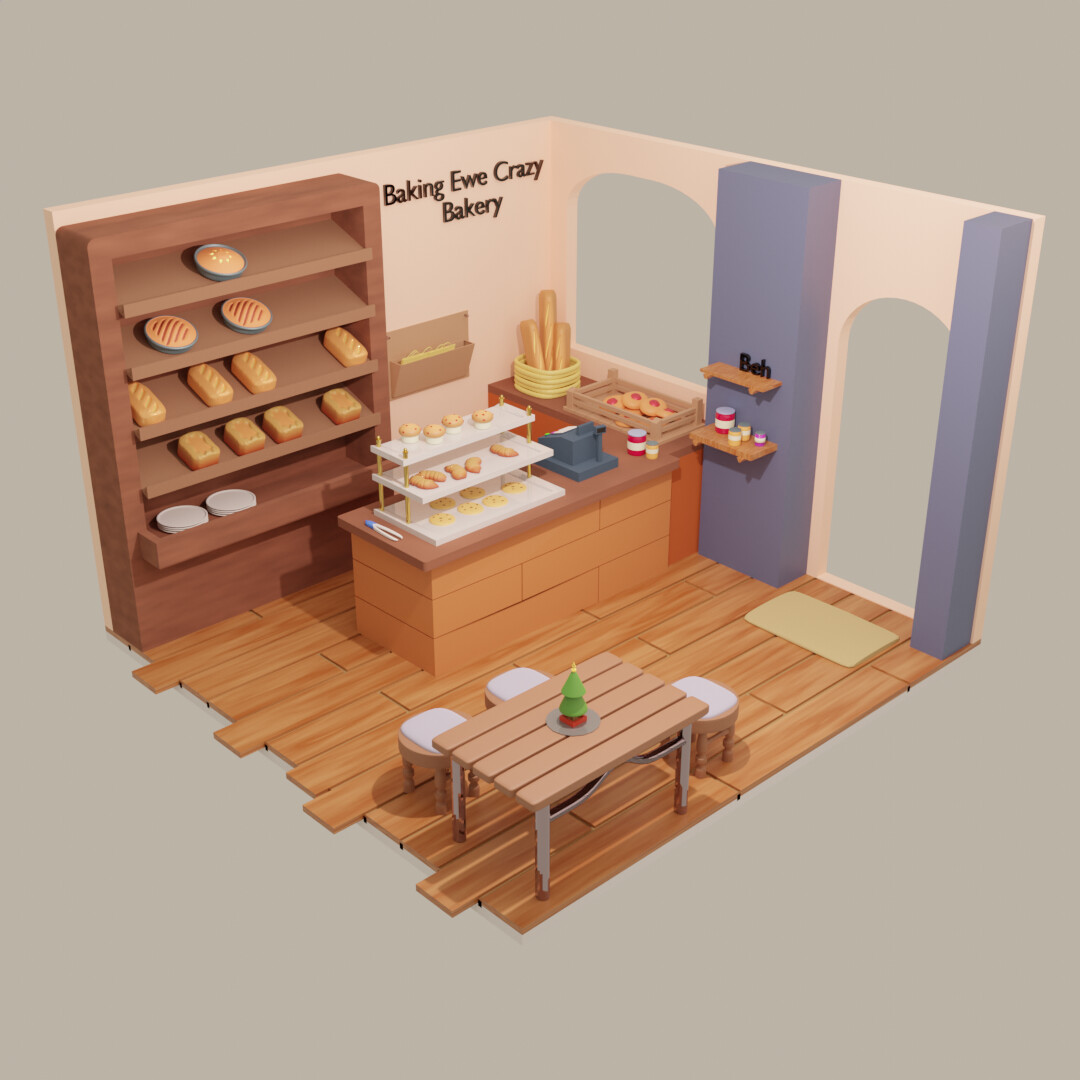 ArtStation - Holiday Bakery - 2022