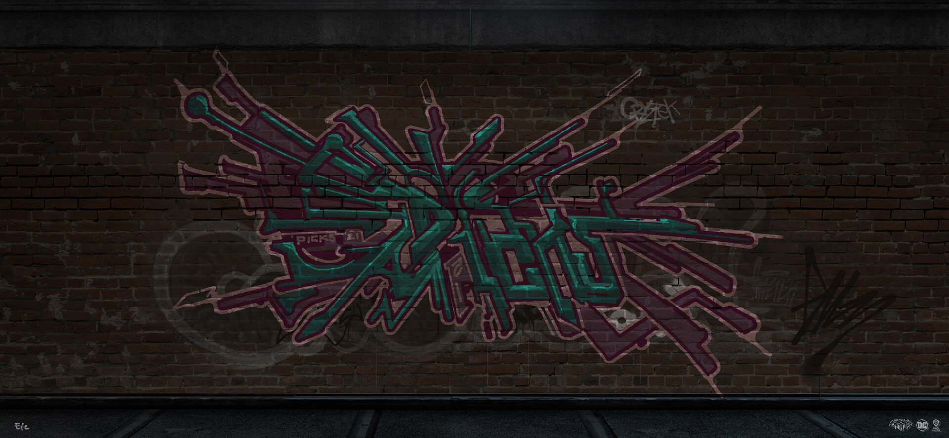 E. Efe Vardar - Gotham Knights / Graffiti