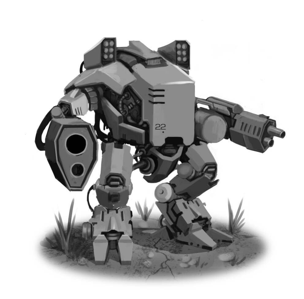 Adam Breen - armored mech