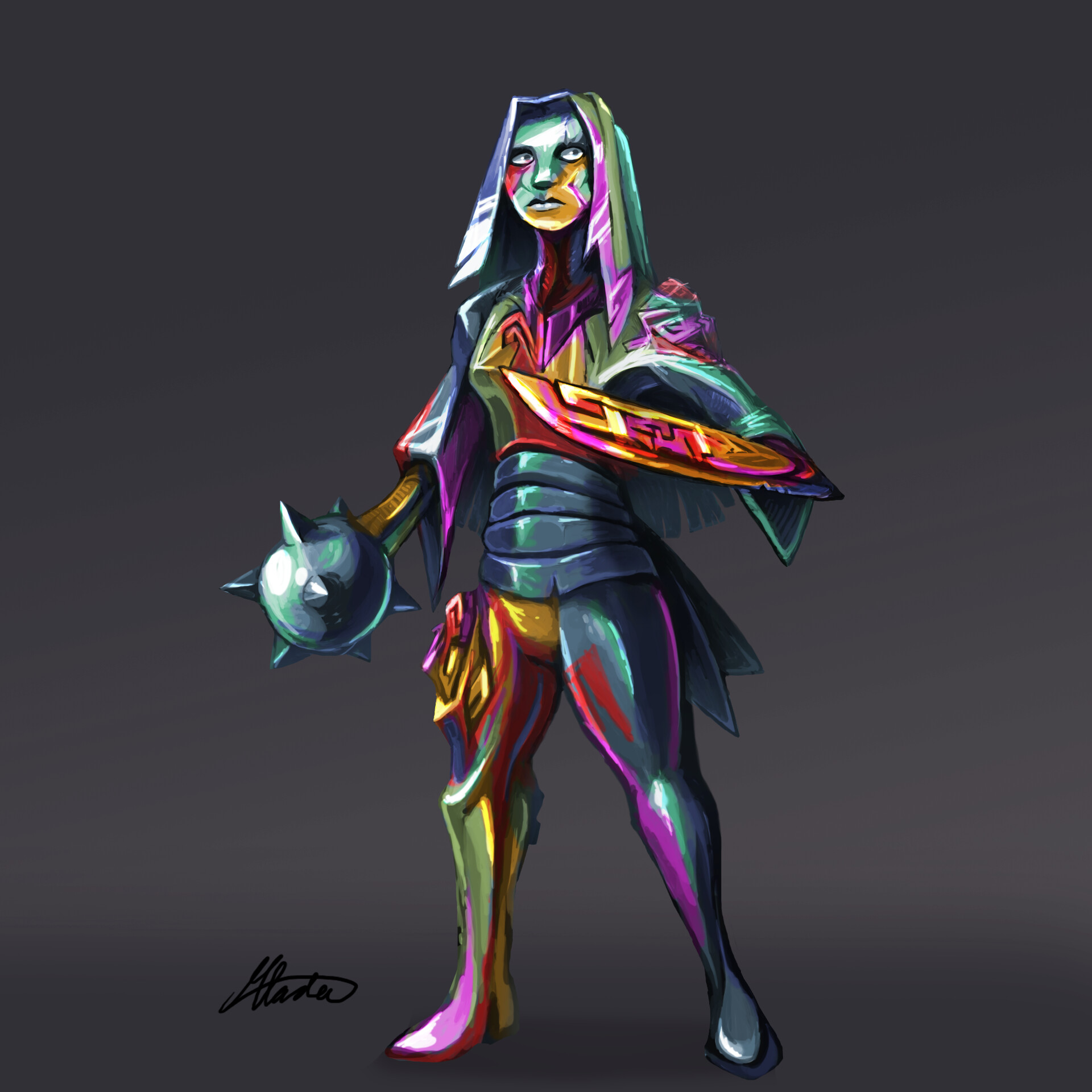 ArtStation - Metal Creature DnD Commission