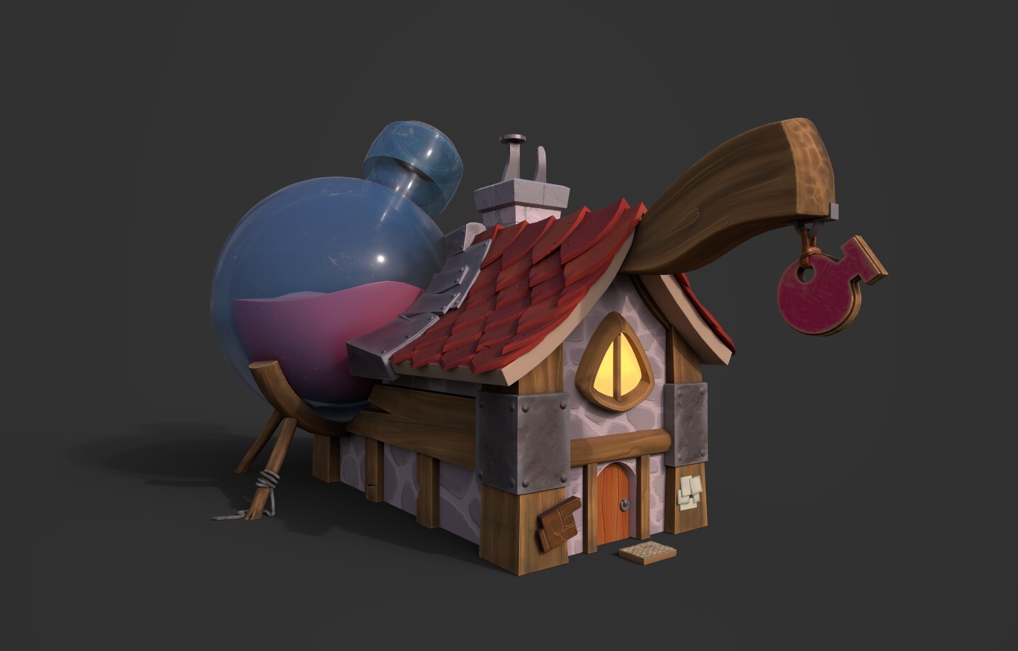 ArtStation - Stylized Potion Shop
