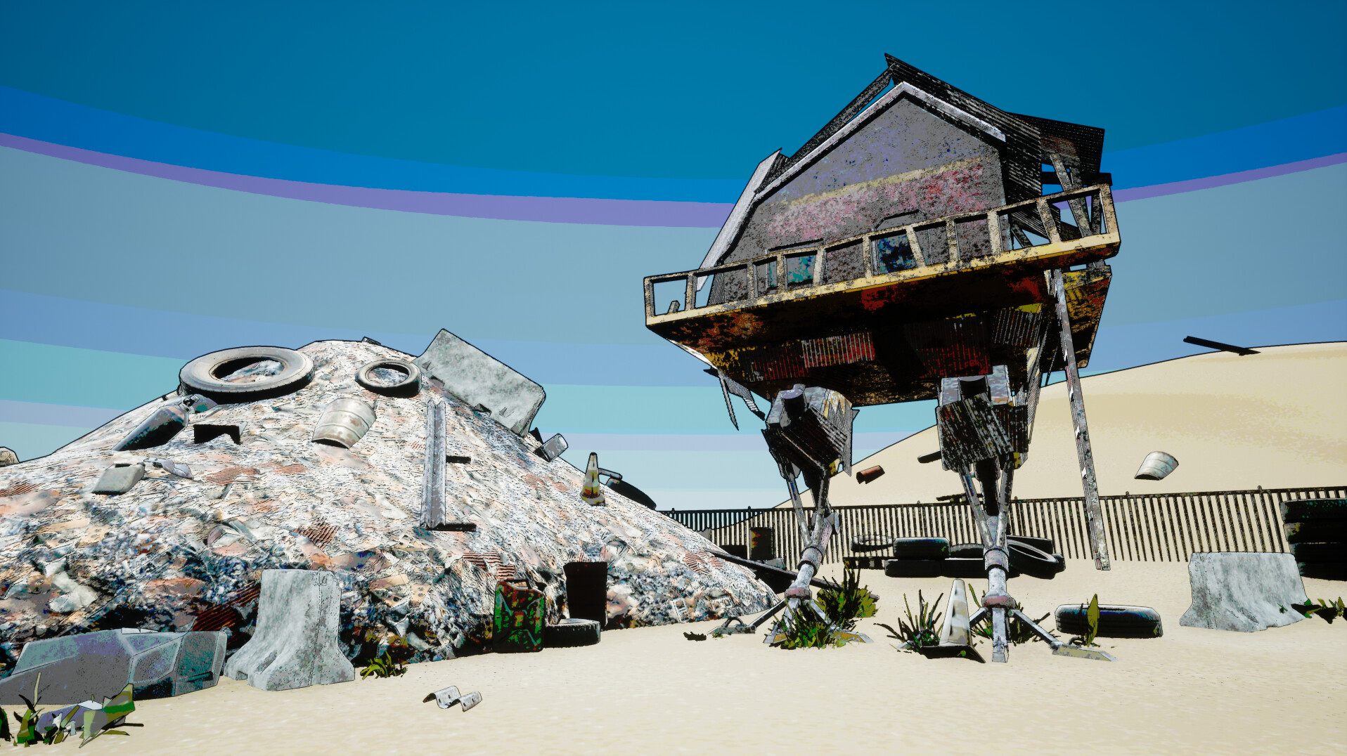 ArtStation - Baba Yaga's Mechanical House