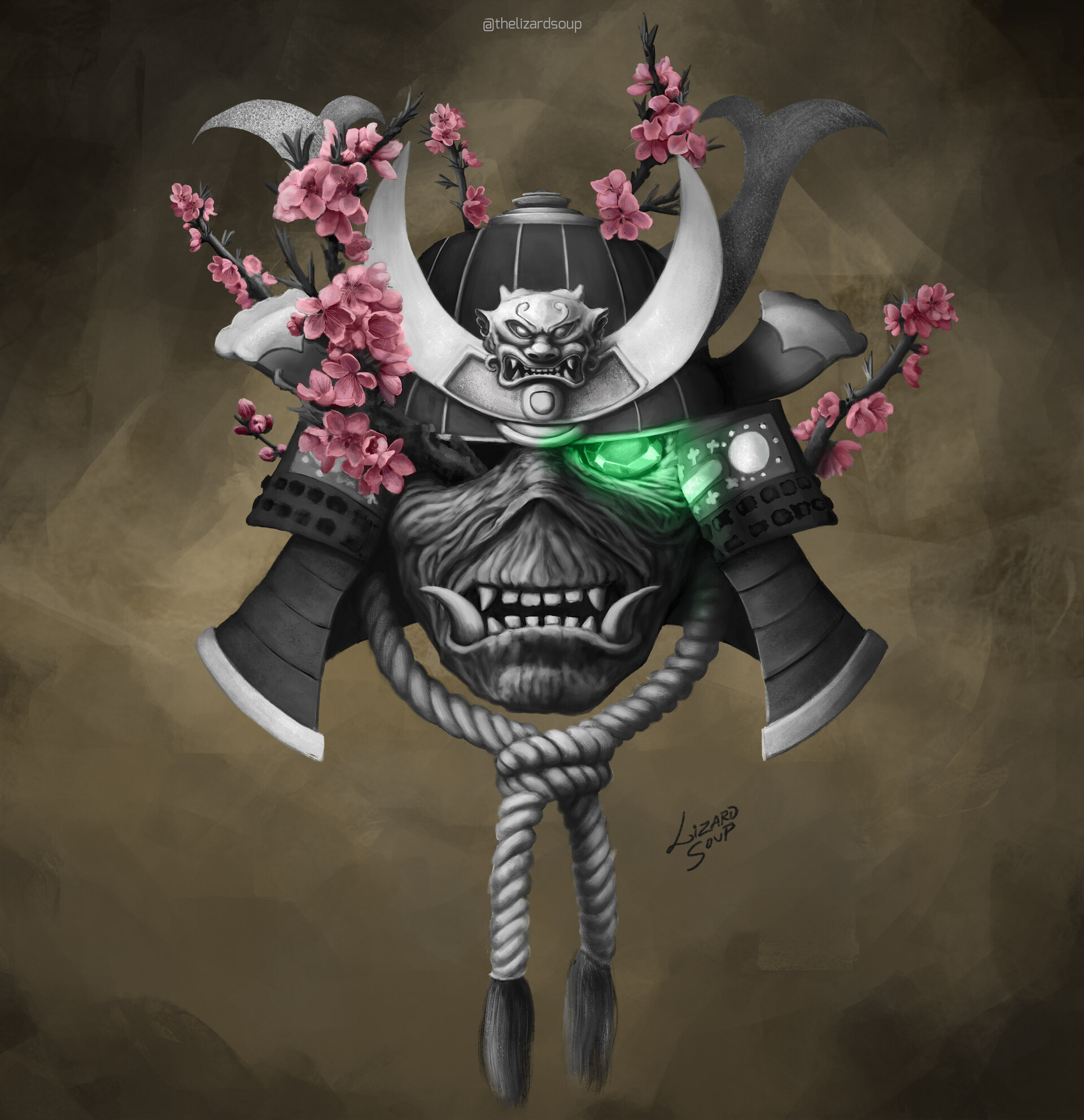 ArtStation - Corpose Samurai Tattoo Design