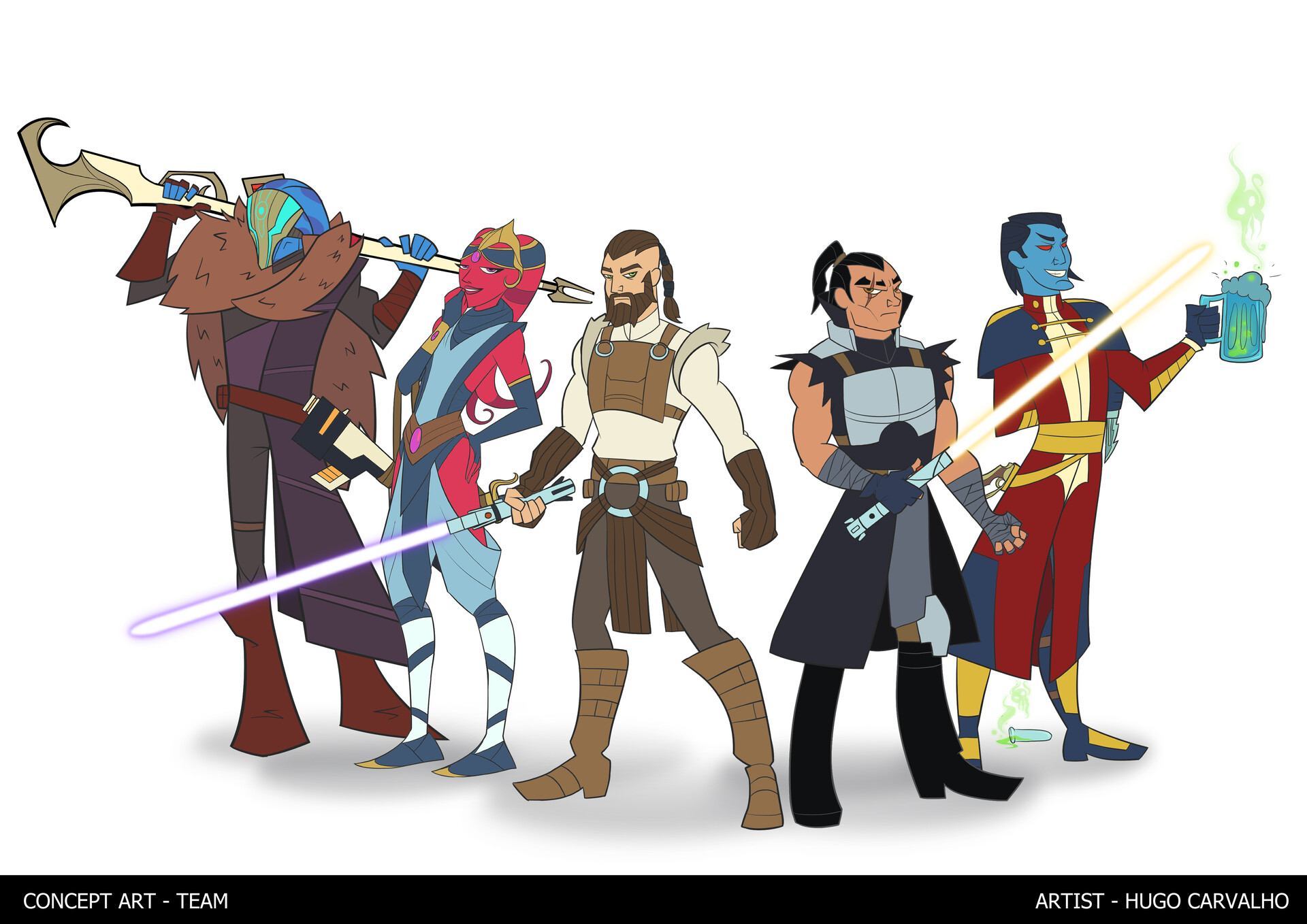 ArtStation - Scars of the past - Star wars fan animation