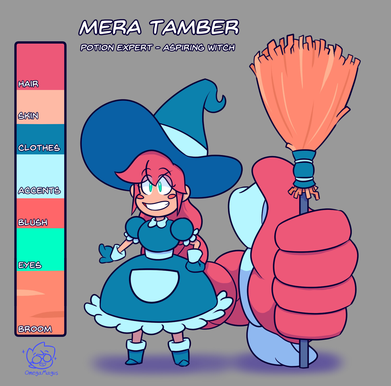 ArtStation - Mera Reference Sheet 2023