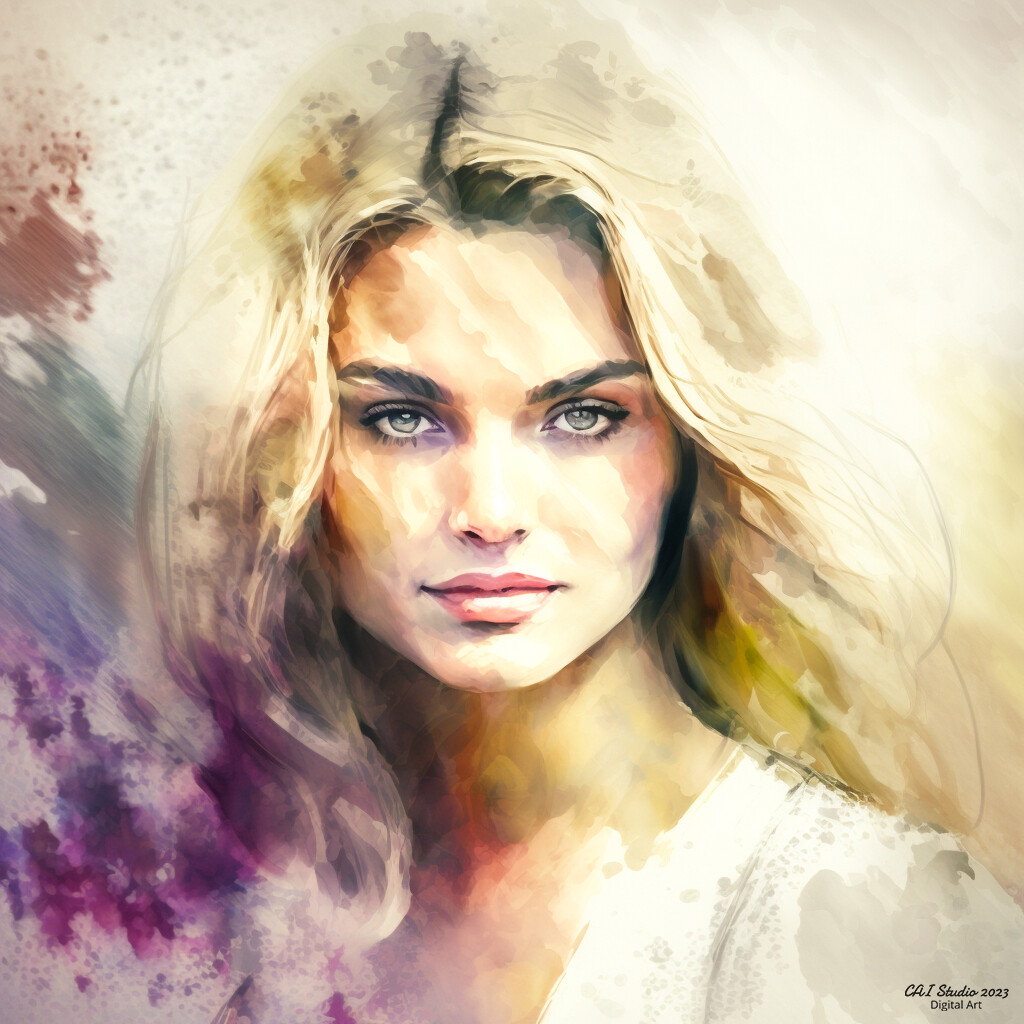 ArtStation - Watercolor portraits 2