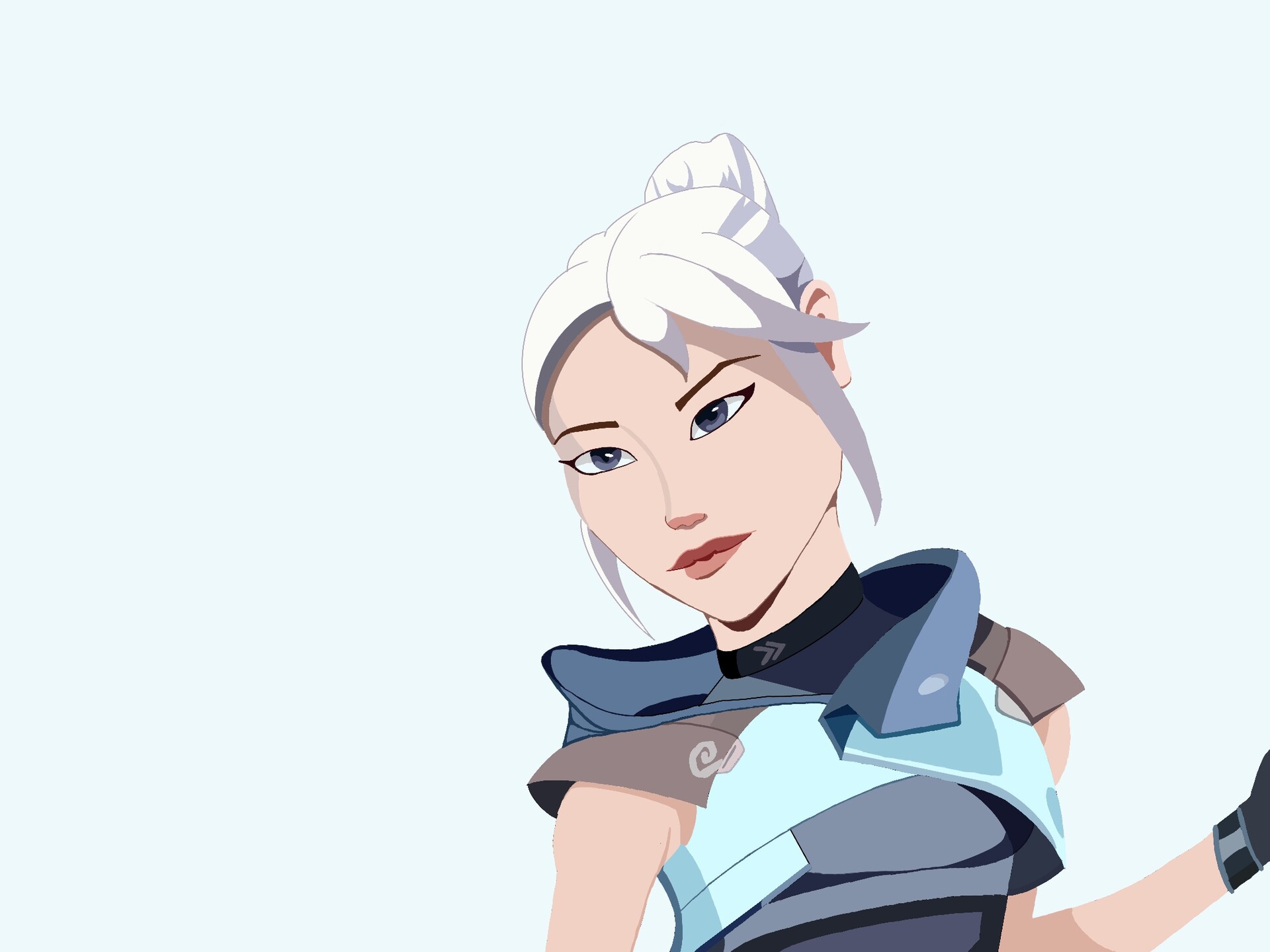 ArtStation - Valorant Jett drawing