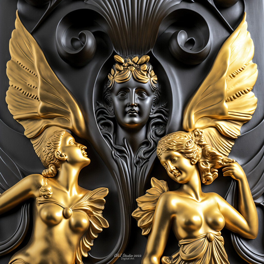 ArtStation - Bas reliefs