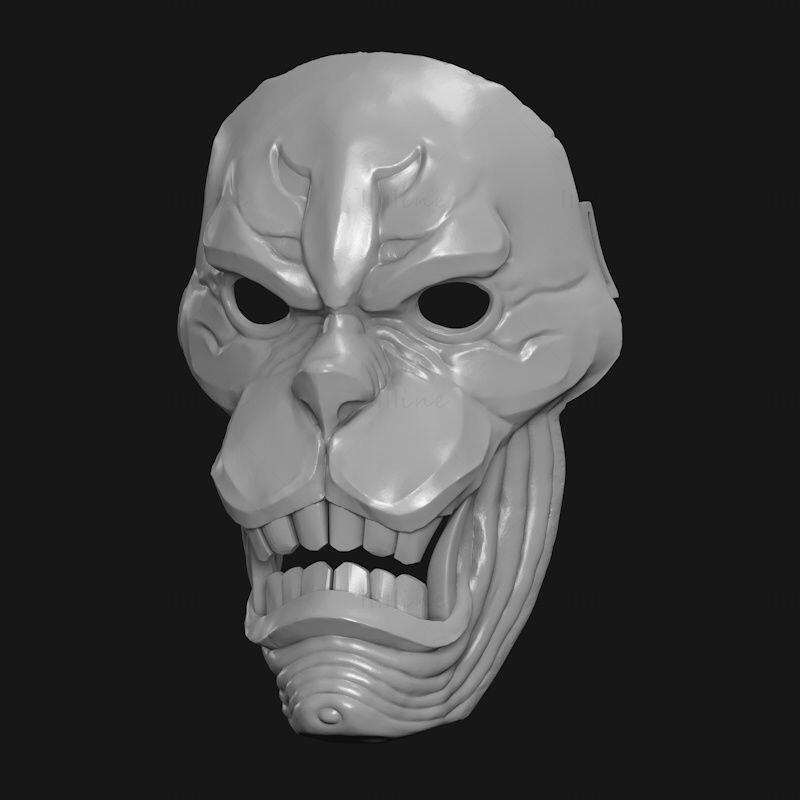 ArtStation - Ghoul de Tokio, modelo de impresión en 3D de la máscara ...