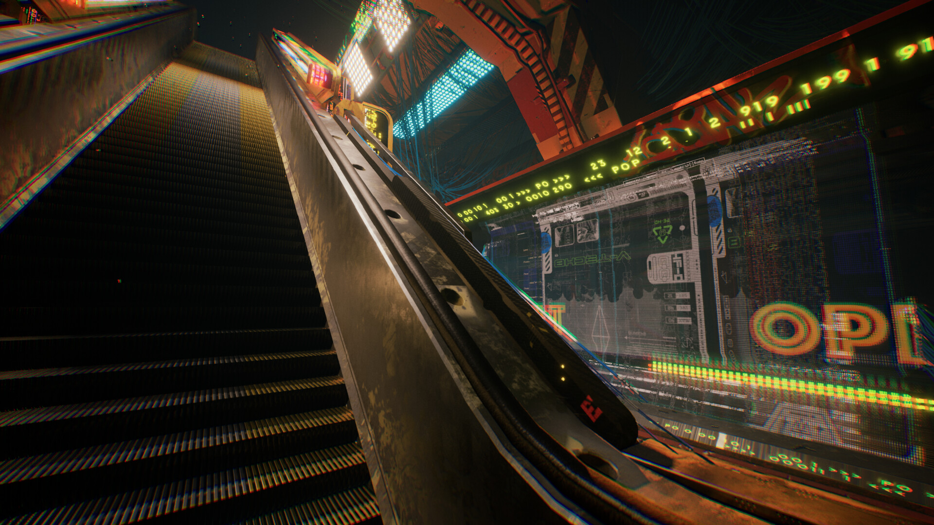 Wing fox - Houdini Tutorial Procedural Modeling [escalator]