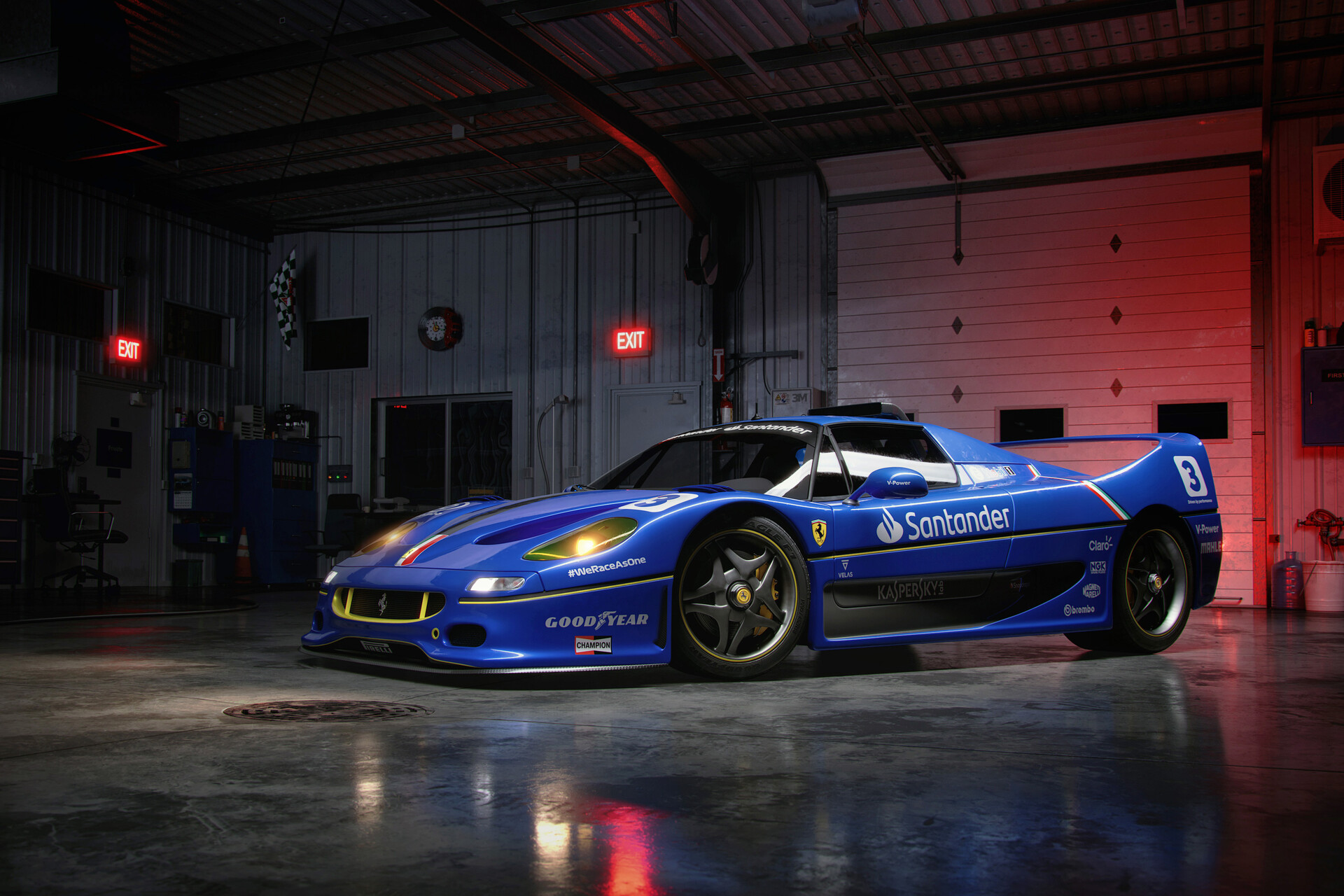 ArtStation - The legendary Ferrari F50