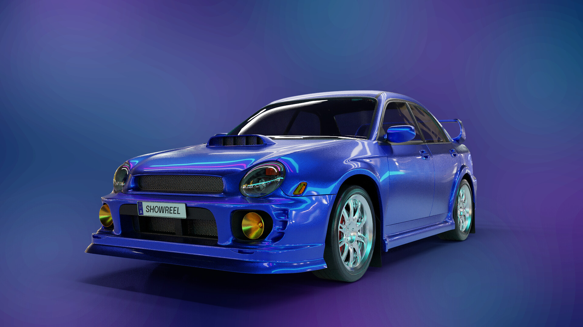 ArtStation - Subaru Impreza Model