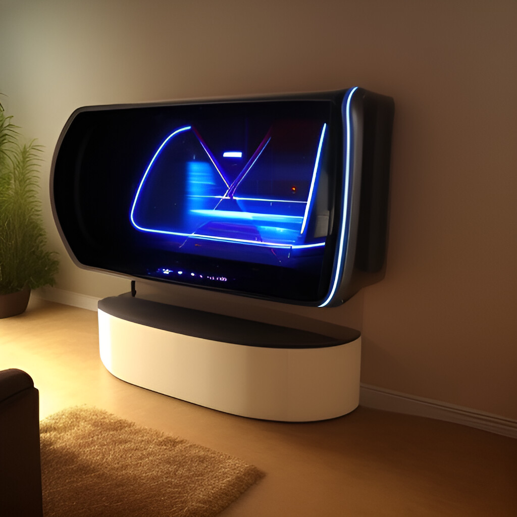 ArtStation - Futuristic hyperpostcyberpunk TV