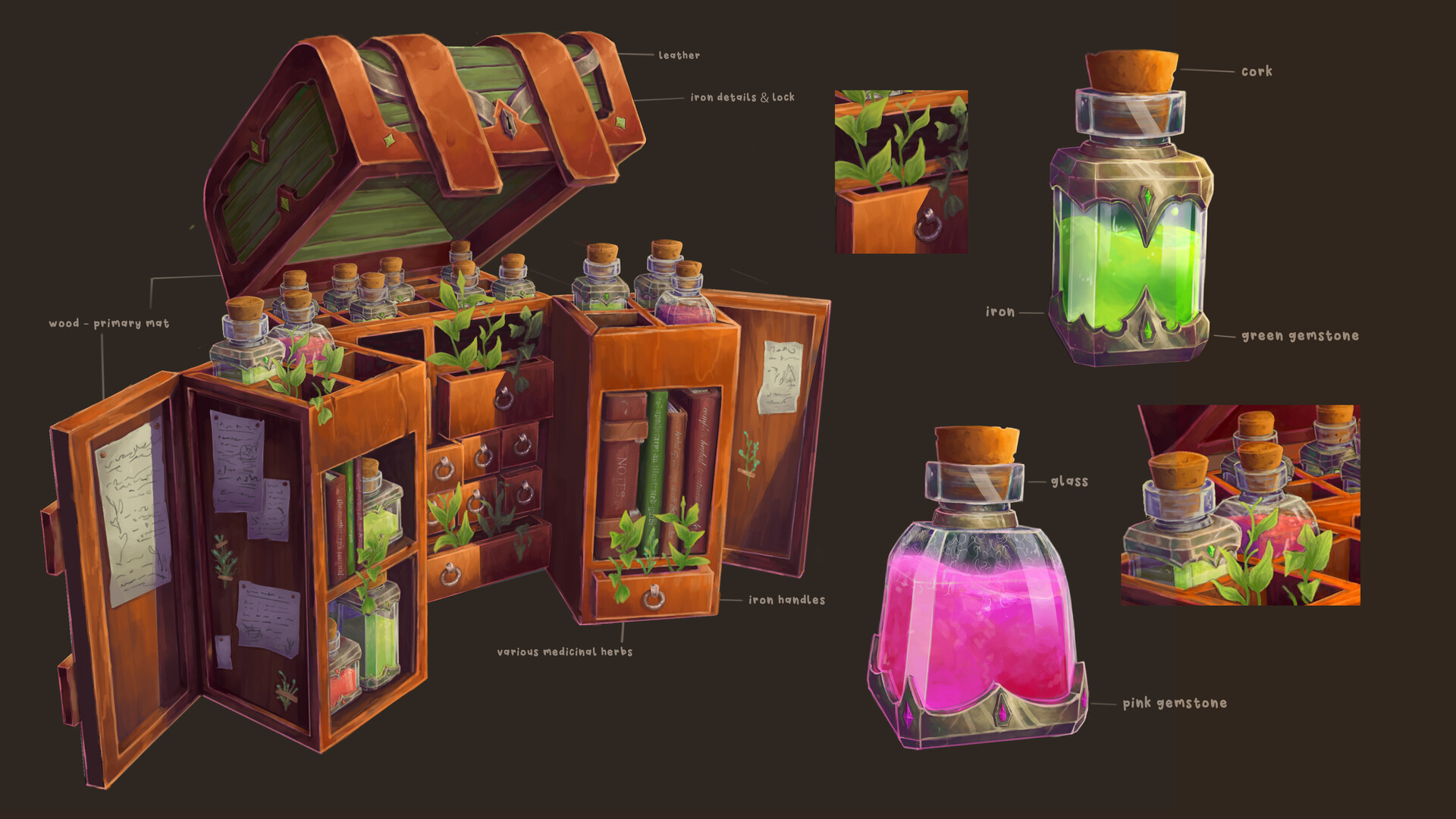 ArtStation - Apothecary Chest