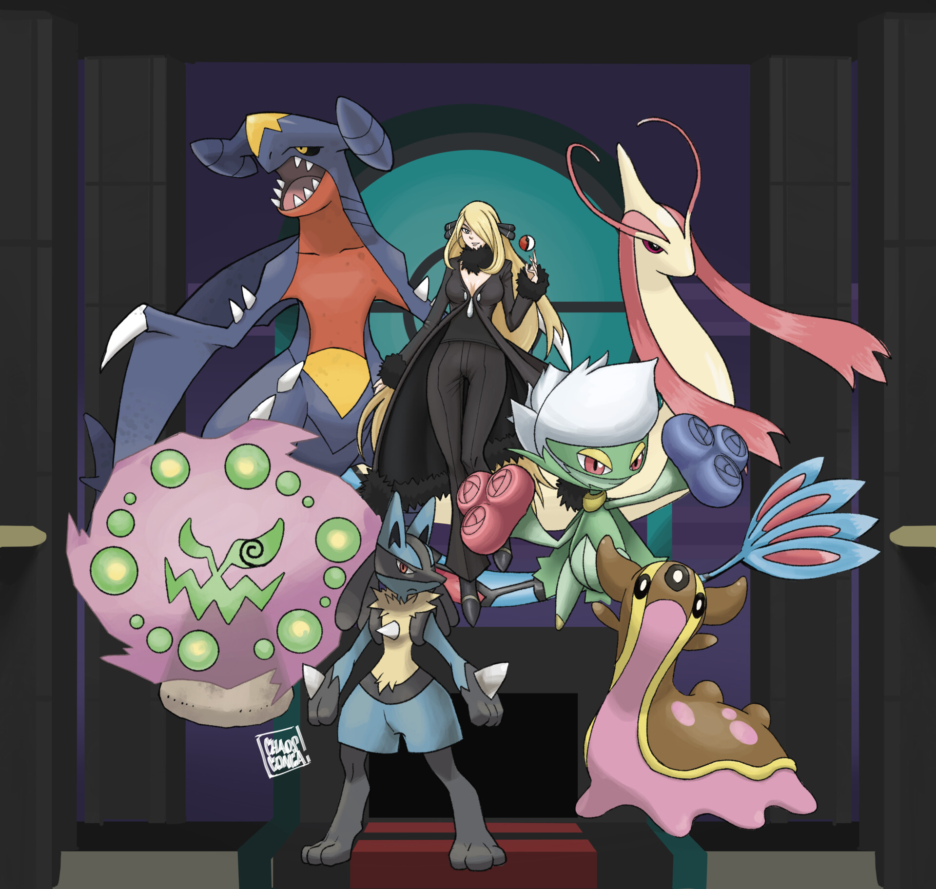 Pokemon Cynthia Team