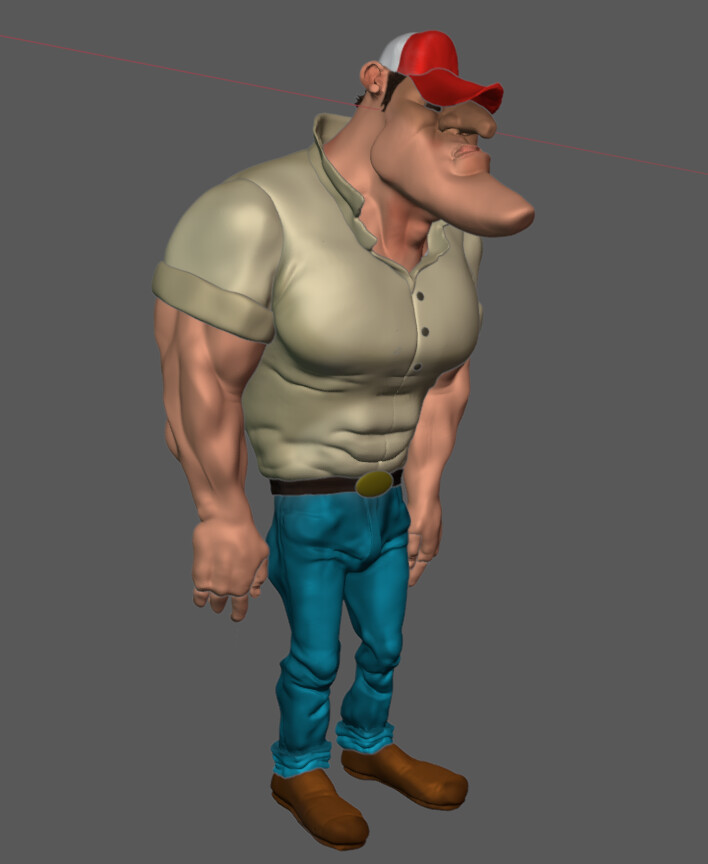 ArtStation - bar bouncer