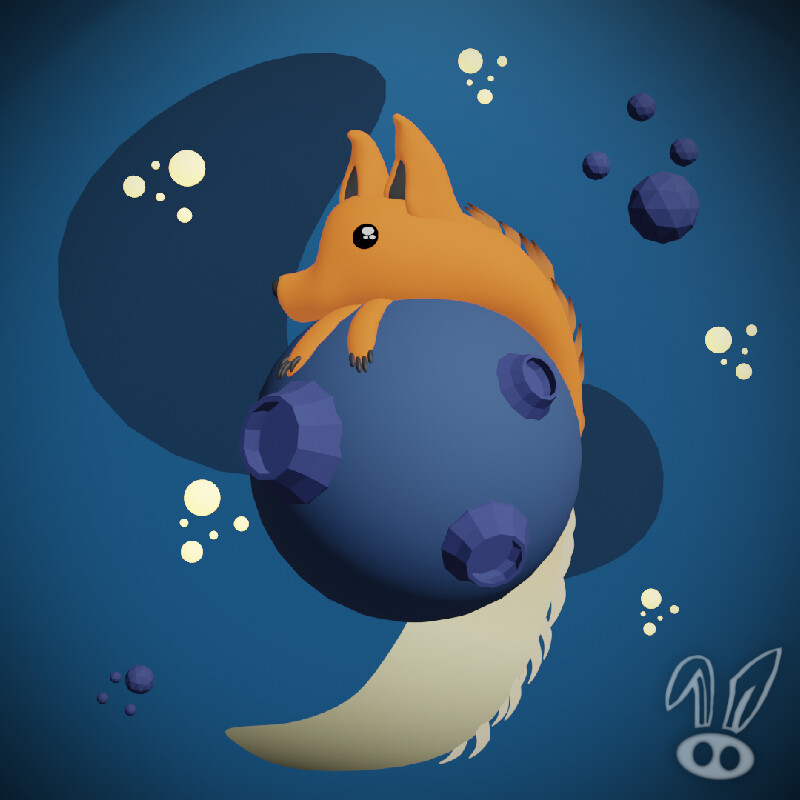 ArtStation - Moon fox